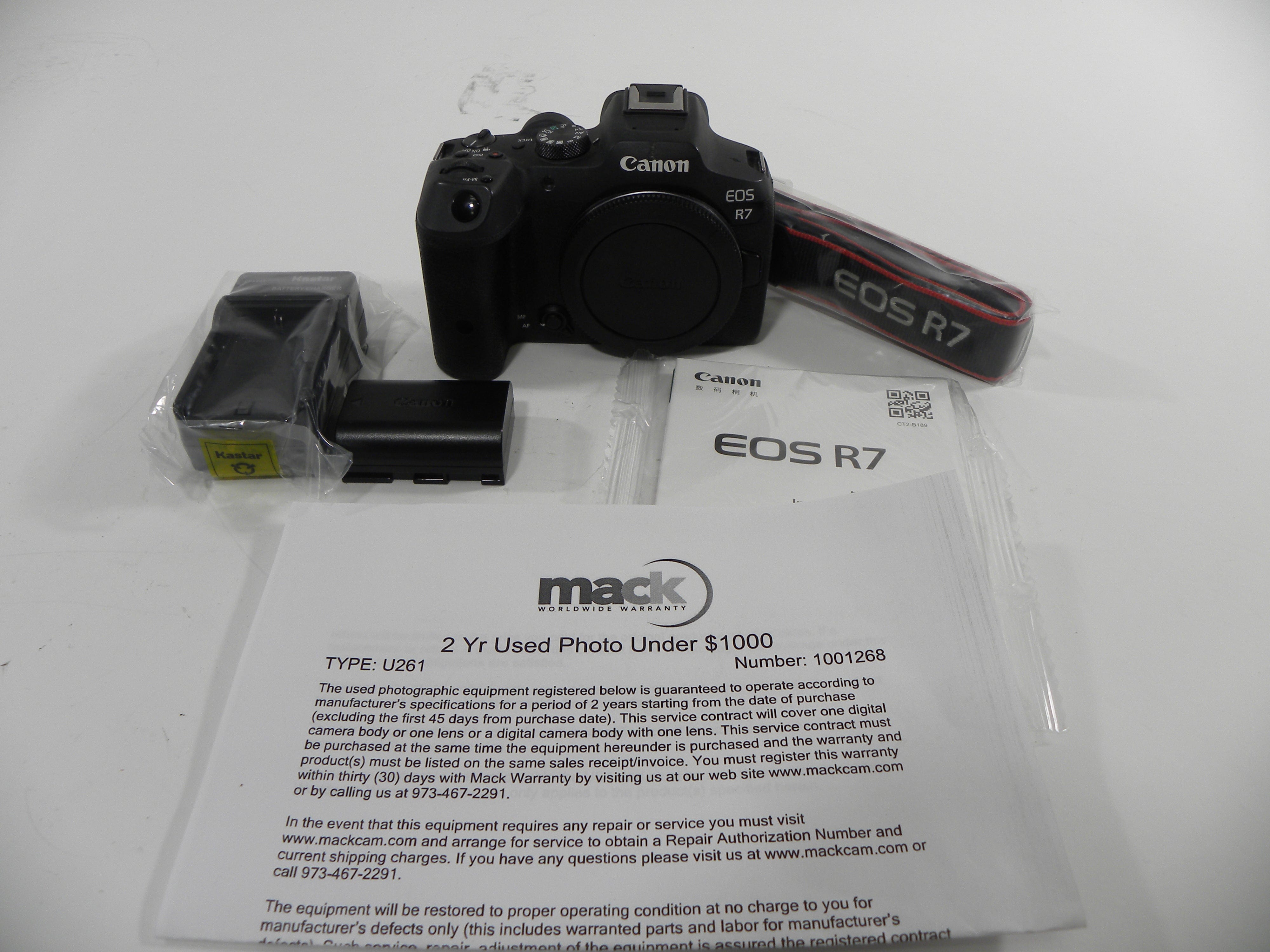 Canon EOS R7 32.5p Mirrorless Digital Camera Body only Shutter Ct.