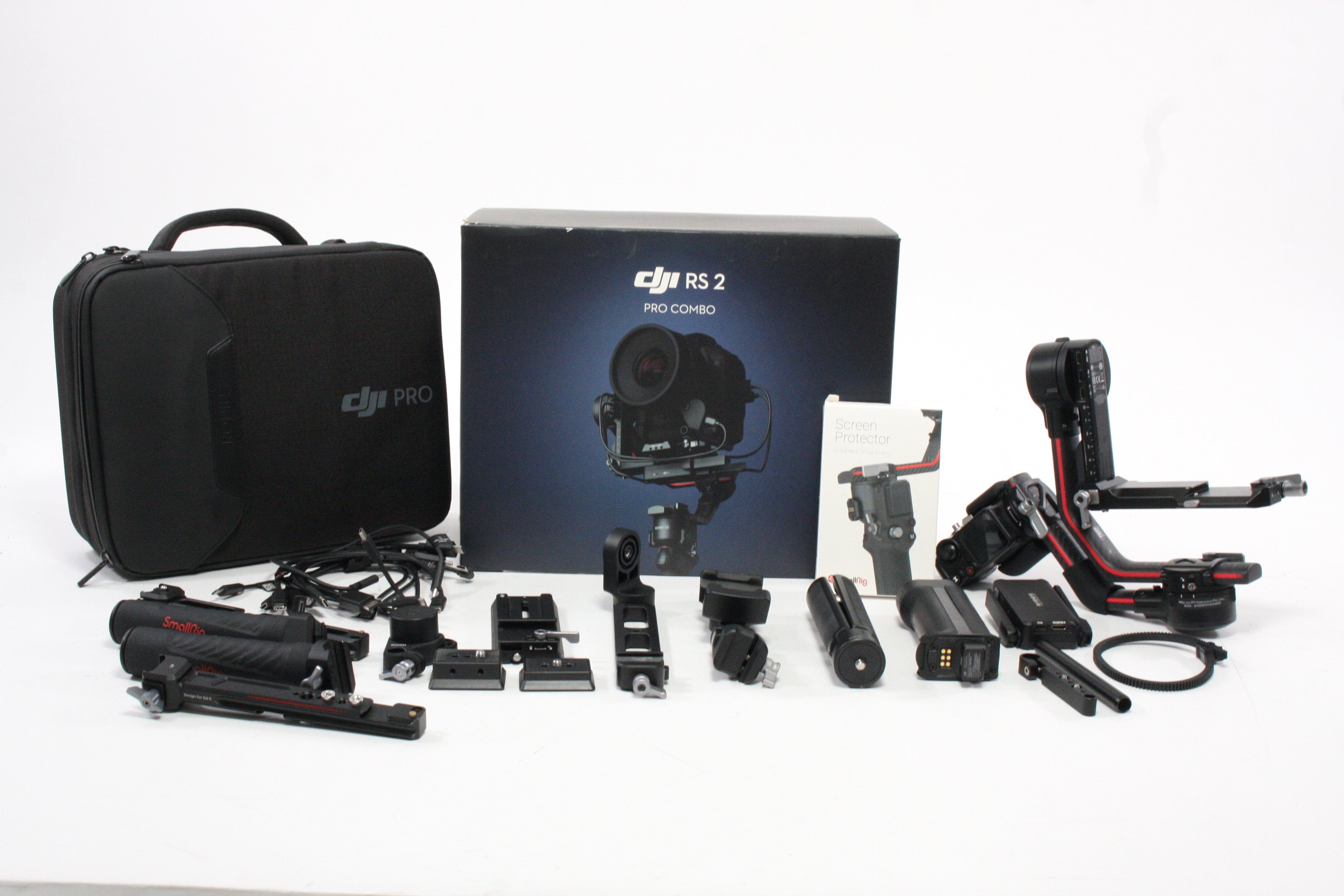 DJI RS 2 PRO COMBO Gimal Stabilizer with (2) SmallRig A01 3027 Handle – Camera Exchange