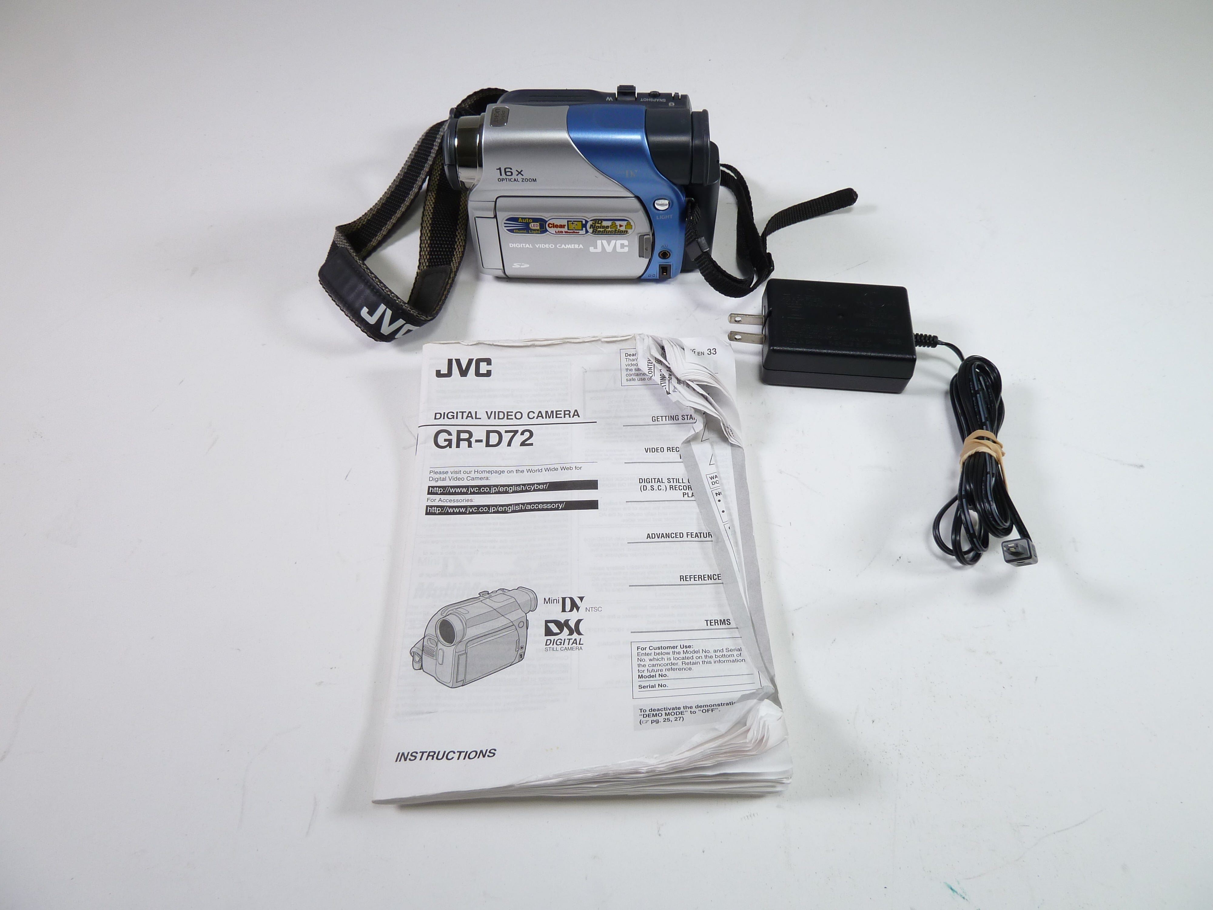 JVC GR-D72 Mini DV Camcorder – Camera Exchange