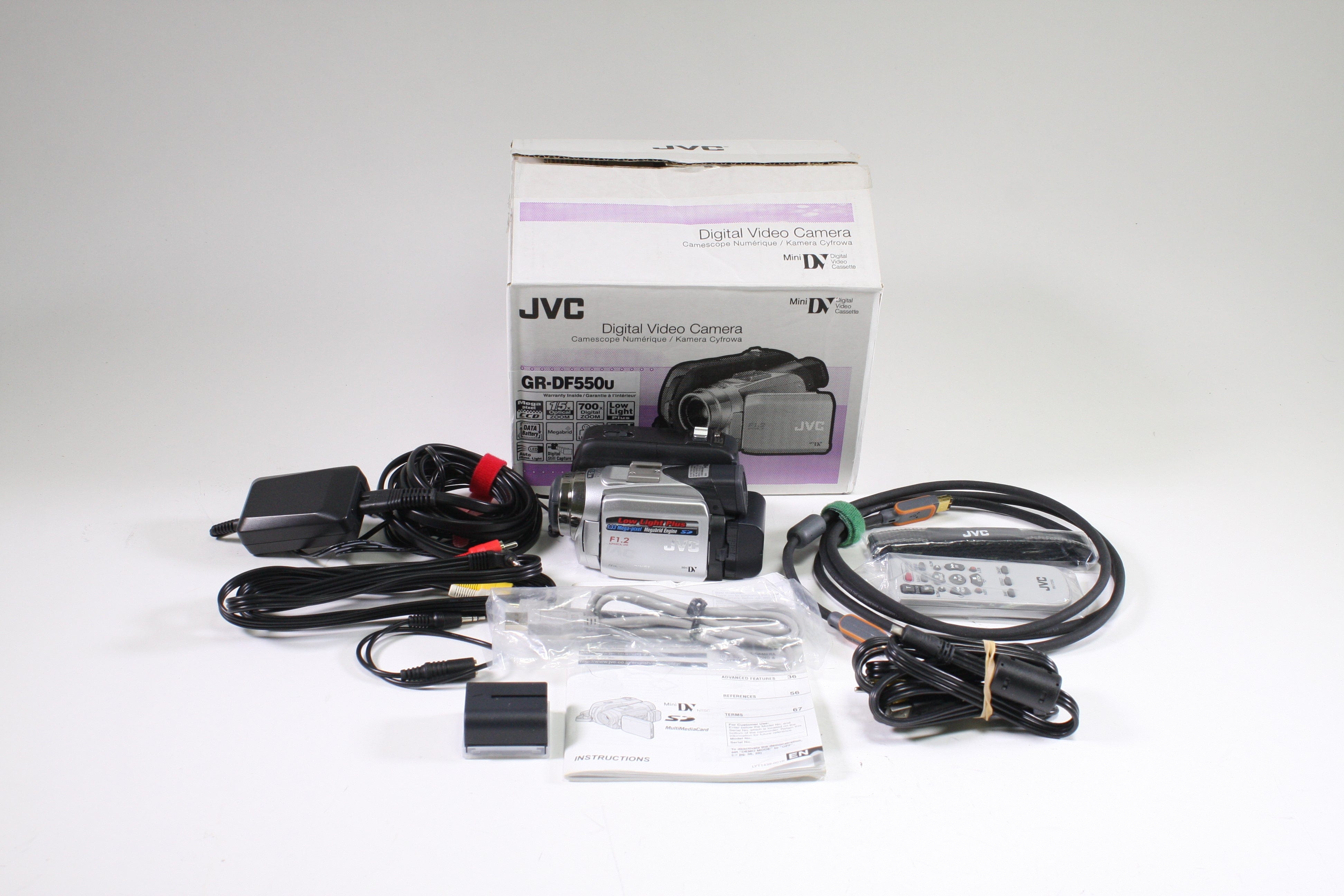 JVC GR-DF550U Mini DV Camcorder – Camera Exchange