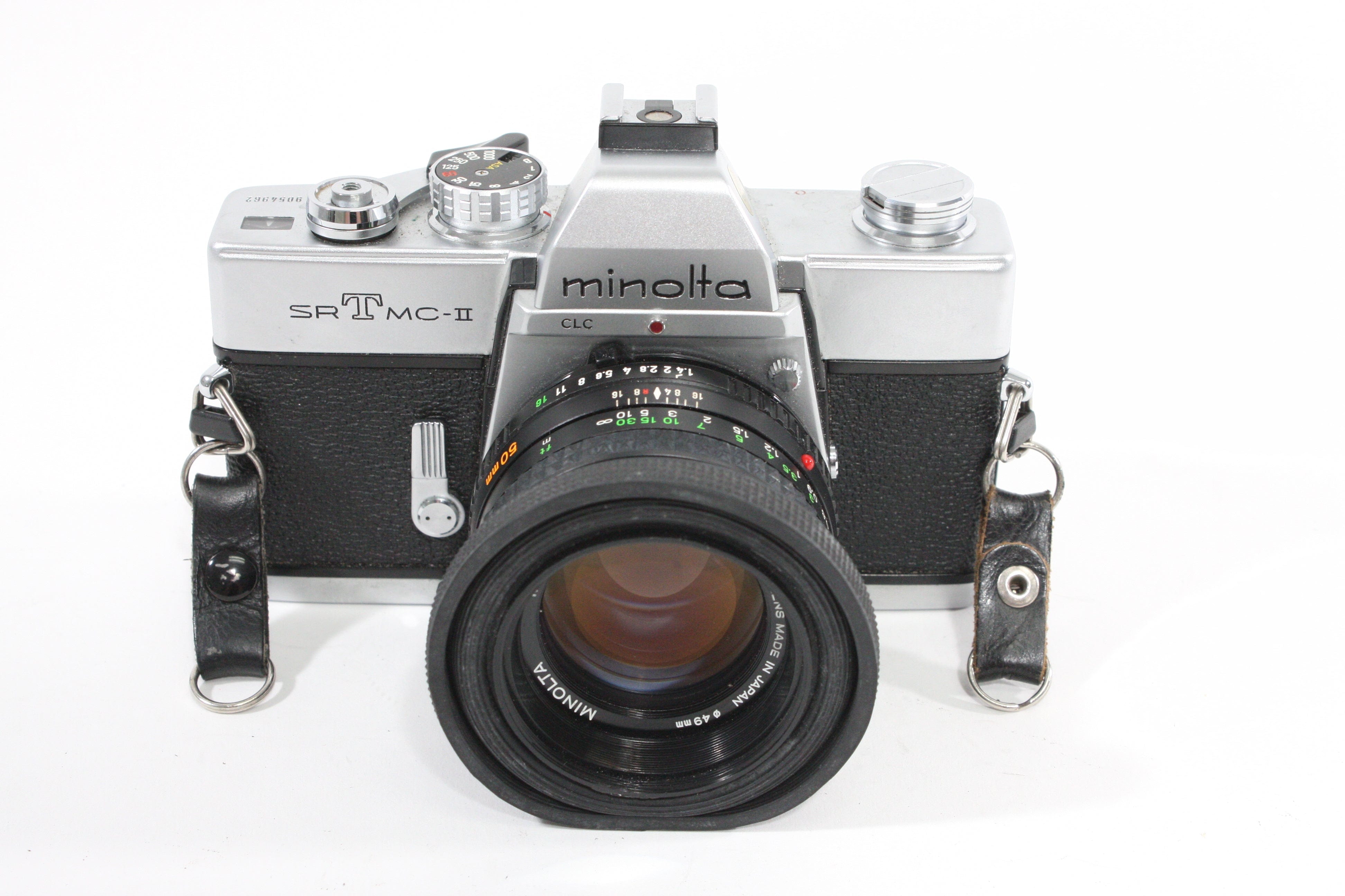 Minolta SRT MC-II 35mm Film Camera w/Rokkor-X 50mm F1.4 Lens – Camera Exchange