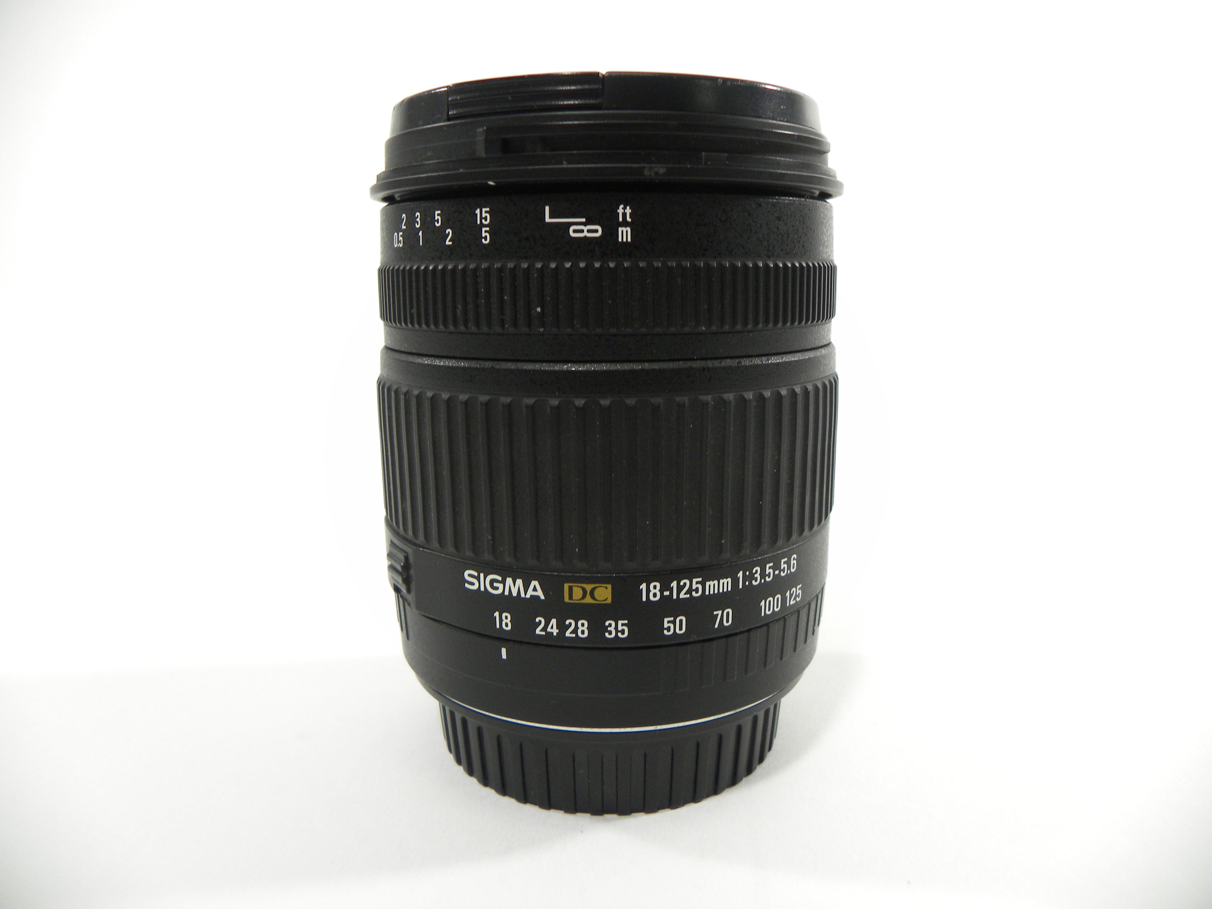 Sigma Zoom DC 18-125mm f3.5-5.6 Canon EF-S Mount – Camera Exchange