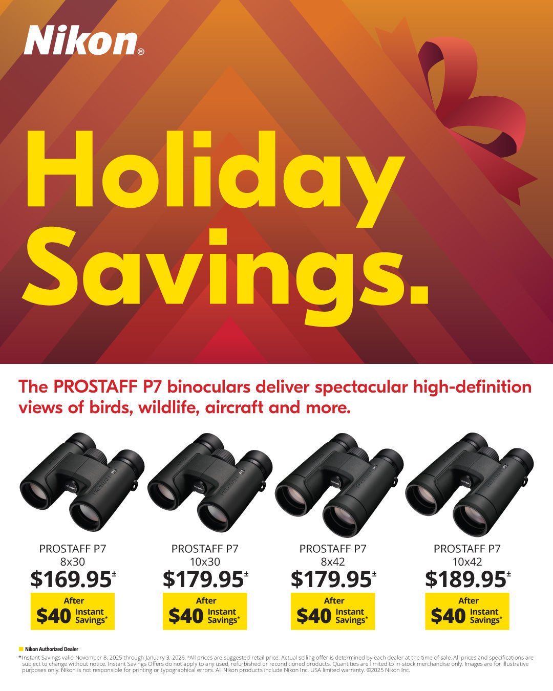 Nikon Prostaff P7 Binoculars – Camera Exchange