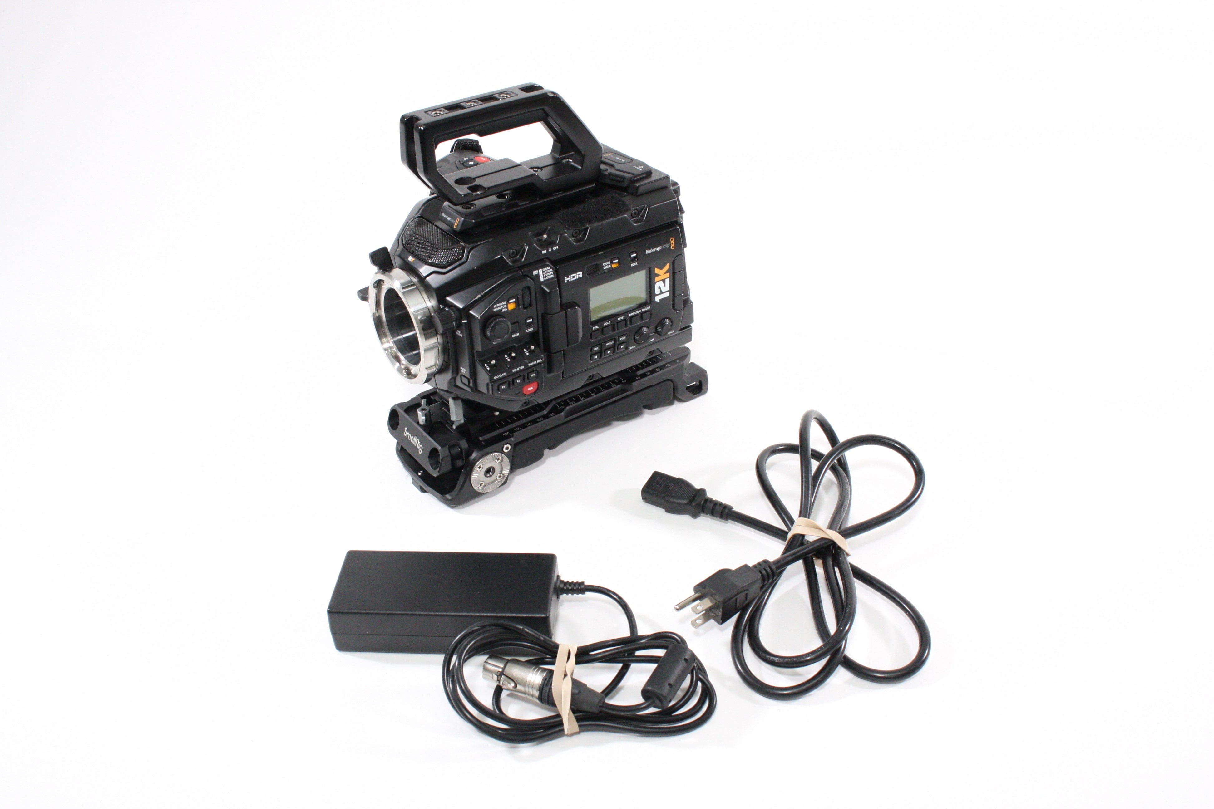 BlackMagic Ursa Mini Pro 12K PL Mount w/ Gold Mount Battery Plate & Mo ...