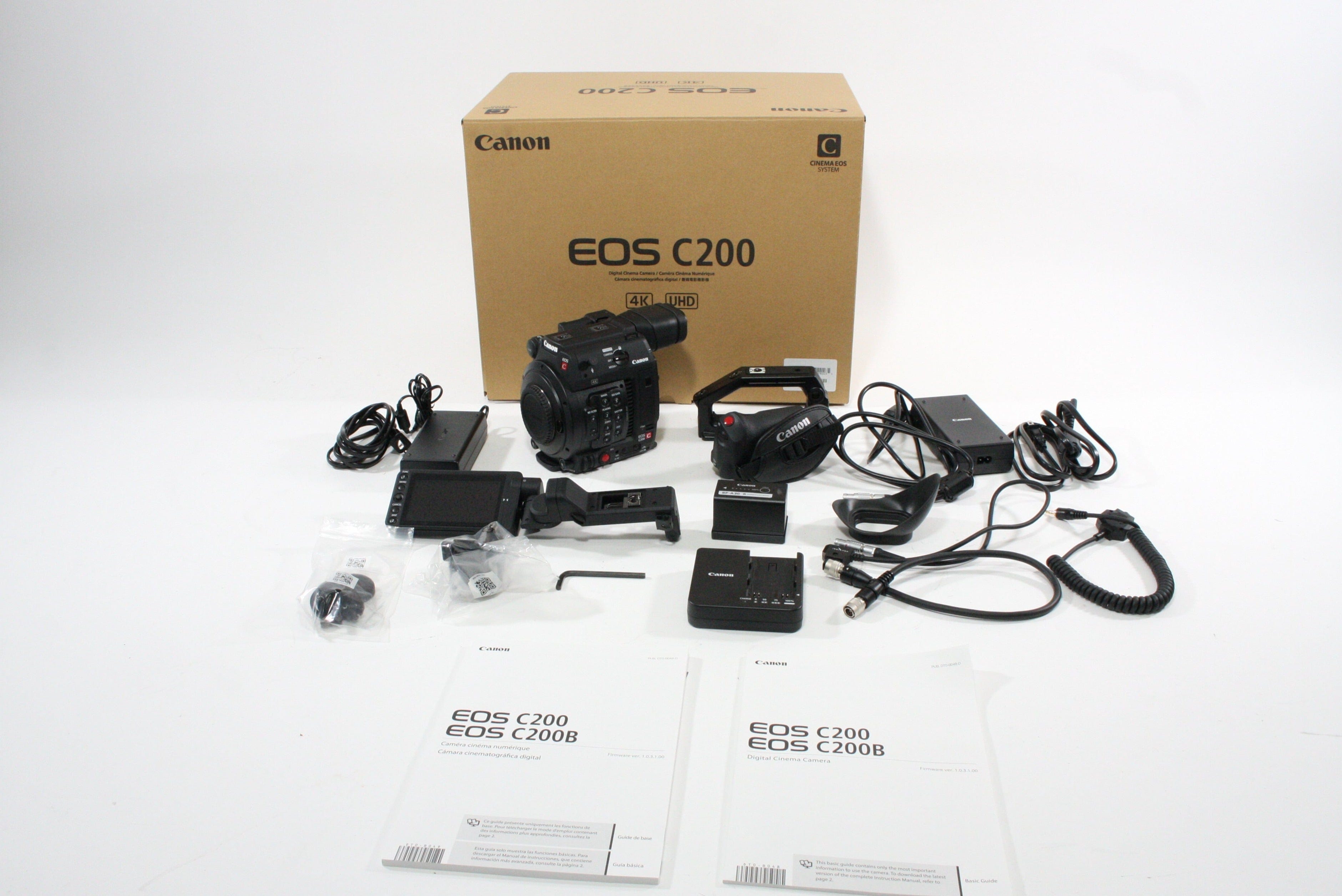 Canon C200 with Monitor and Accessories 427 hours on the Body – Camera ...