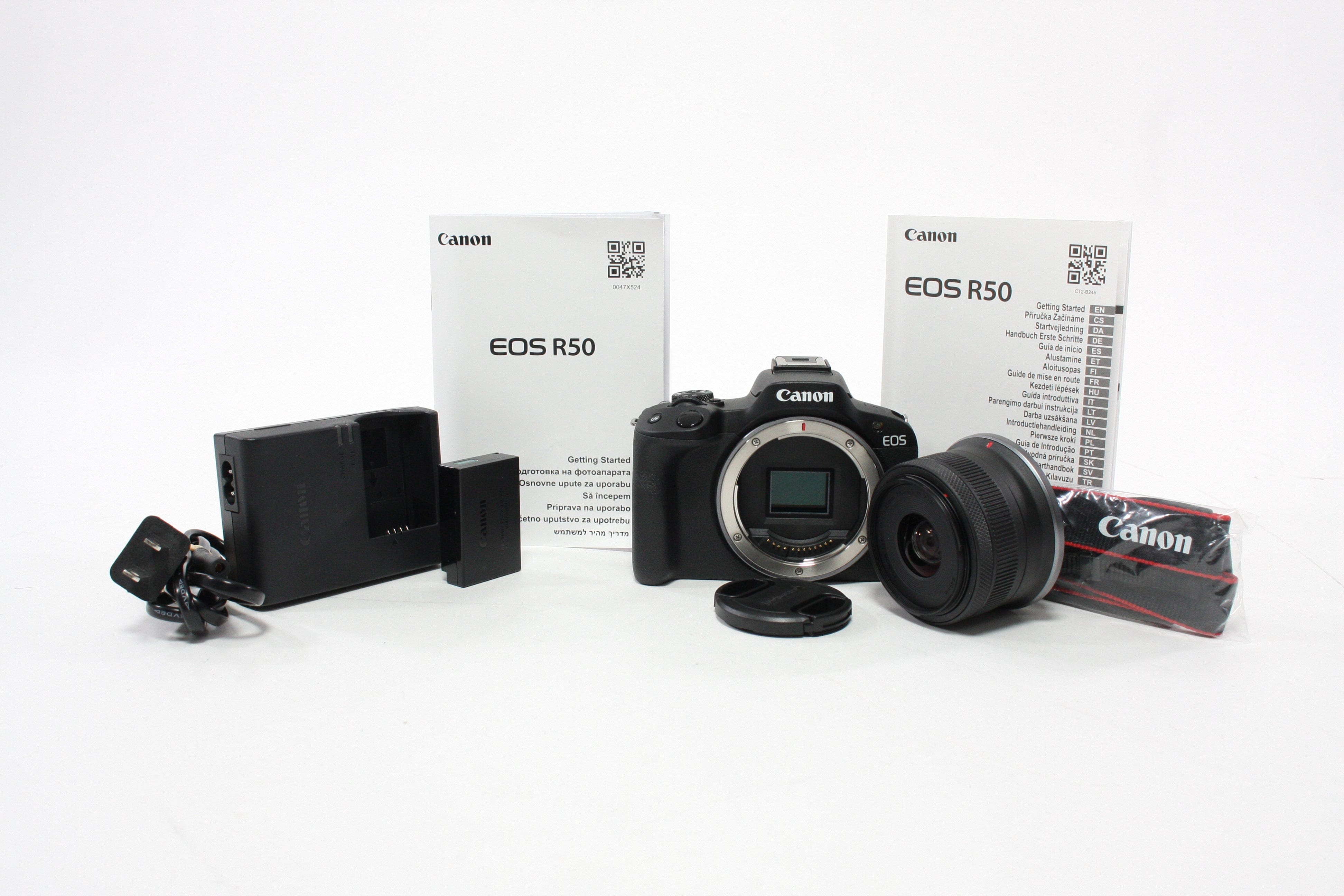 Canon EOS R50 Mirrorless Camera with 18-45mm f/4.5-5.3 IS STM SC 1,000 ...