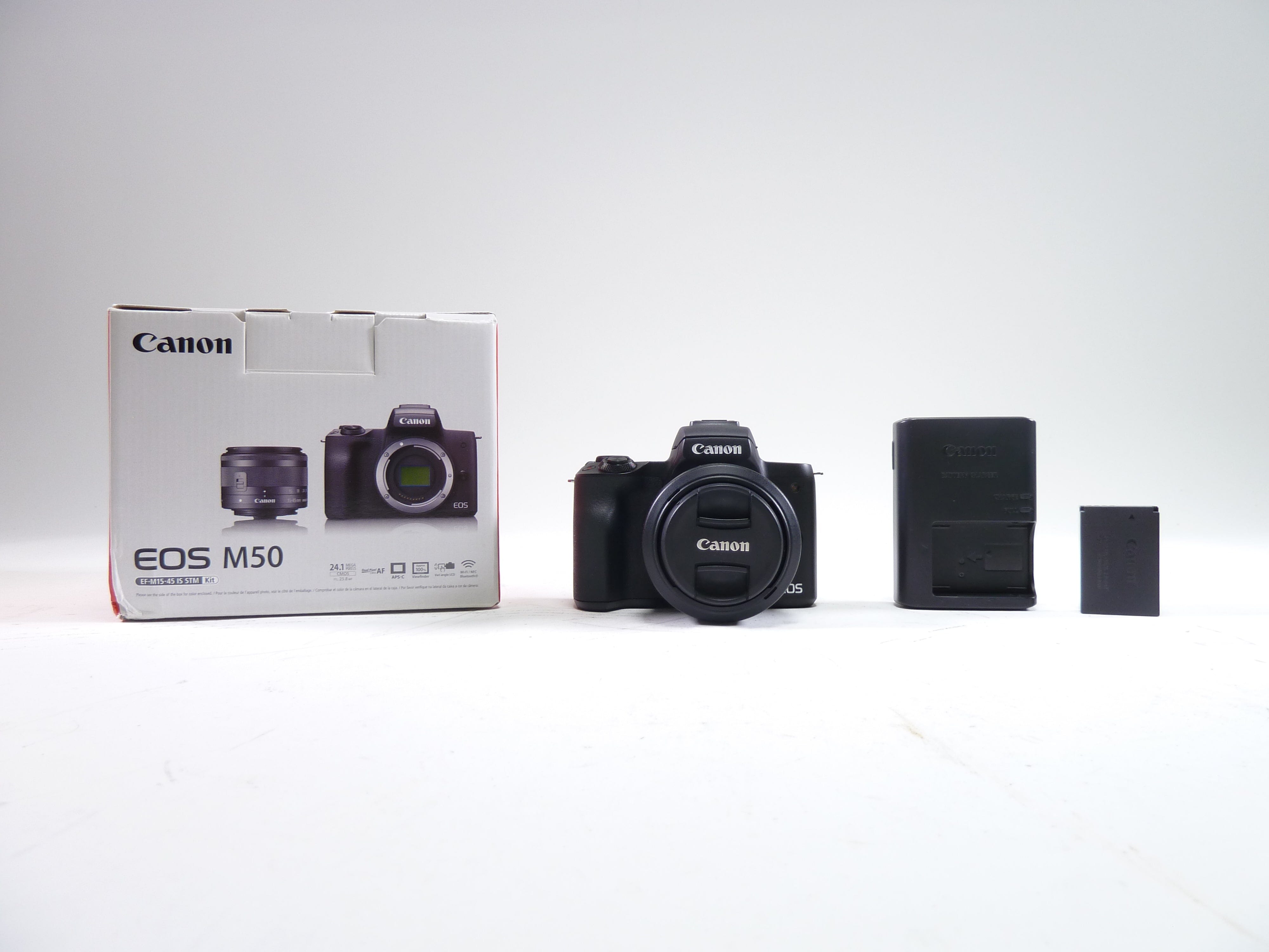 Canon M50 w/ 15-45mm f/3.5-6.3 IS STM Lens Shutter Count Less Than 300 ...