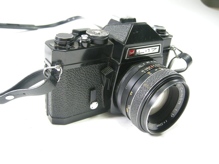 GAF L-17 35mm SLR w/Chinon Auto 55mm f1.7 M42 mt. – Camera Exchange