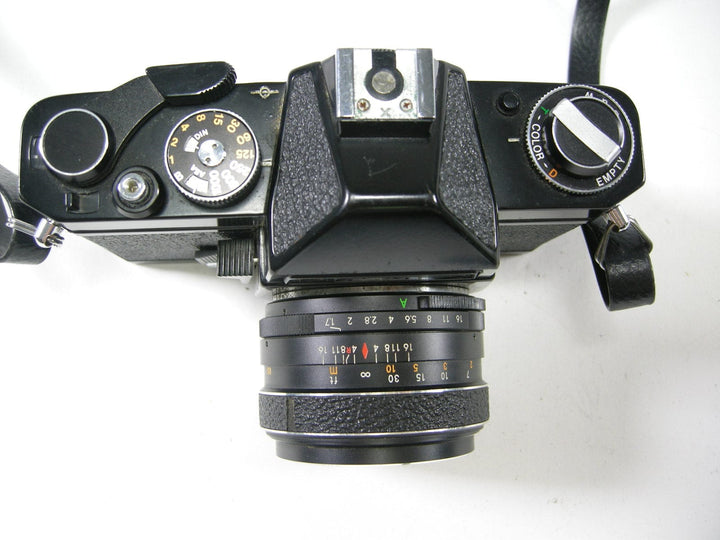 GAF L-17 35mm SLR w/Chinon Auto 55mm f1.7 M42 mt. – Camera Exchange