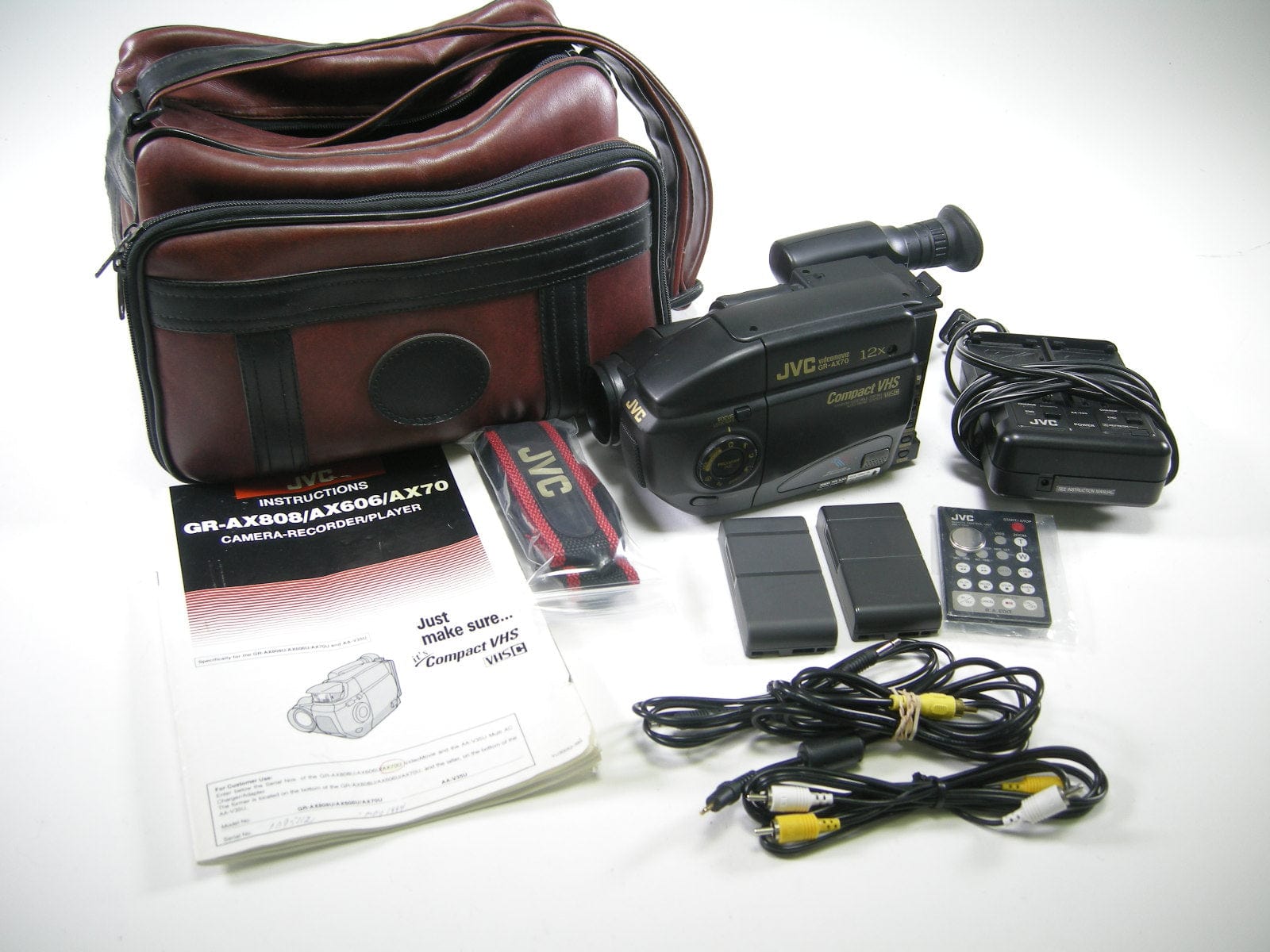 JVC GR-AX70U Compact VHS-C Camcorder – Camera Exchange