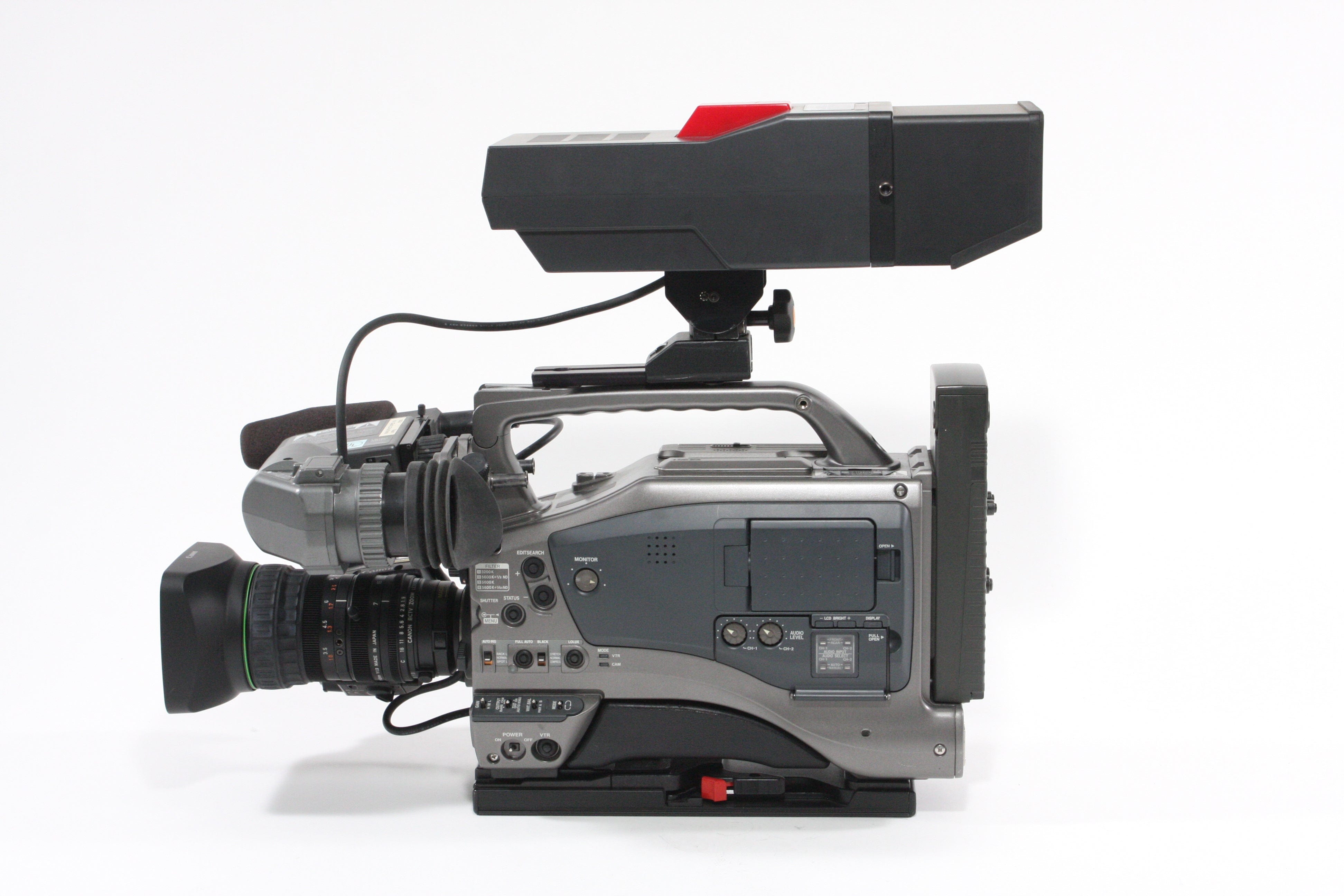 JVC GY-DV5000 Mini DV Video Camera w/Monitor, Case and Focus Gear Cont ...