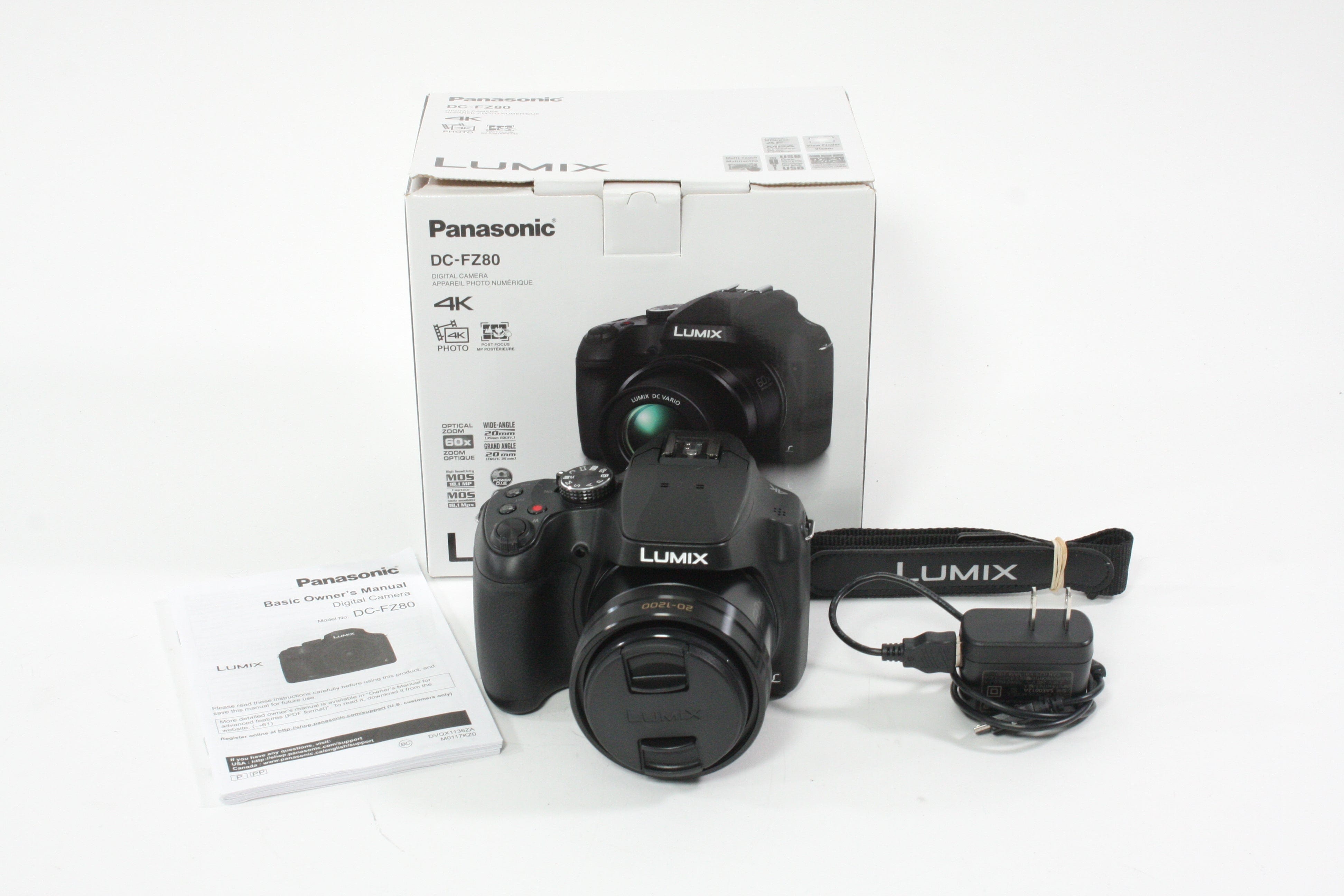 Lumix DC-FZ80 Digital Camera 18MP – Camera Exchange