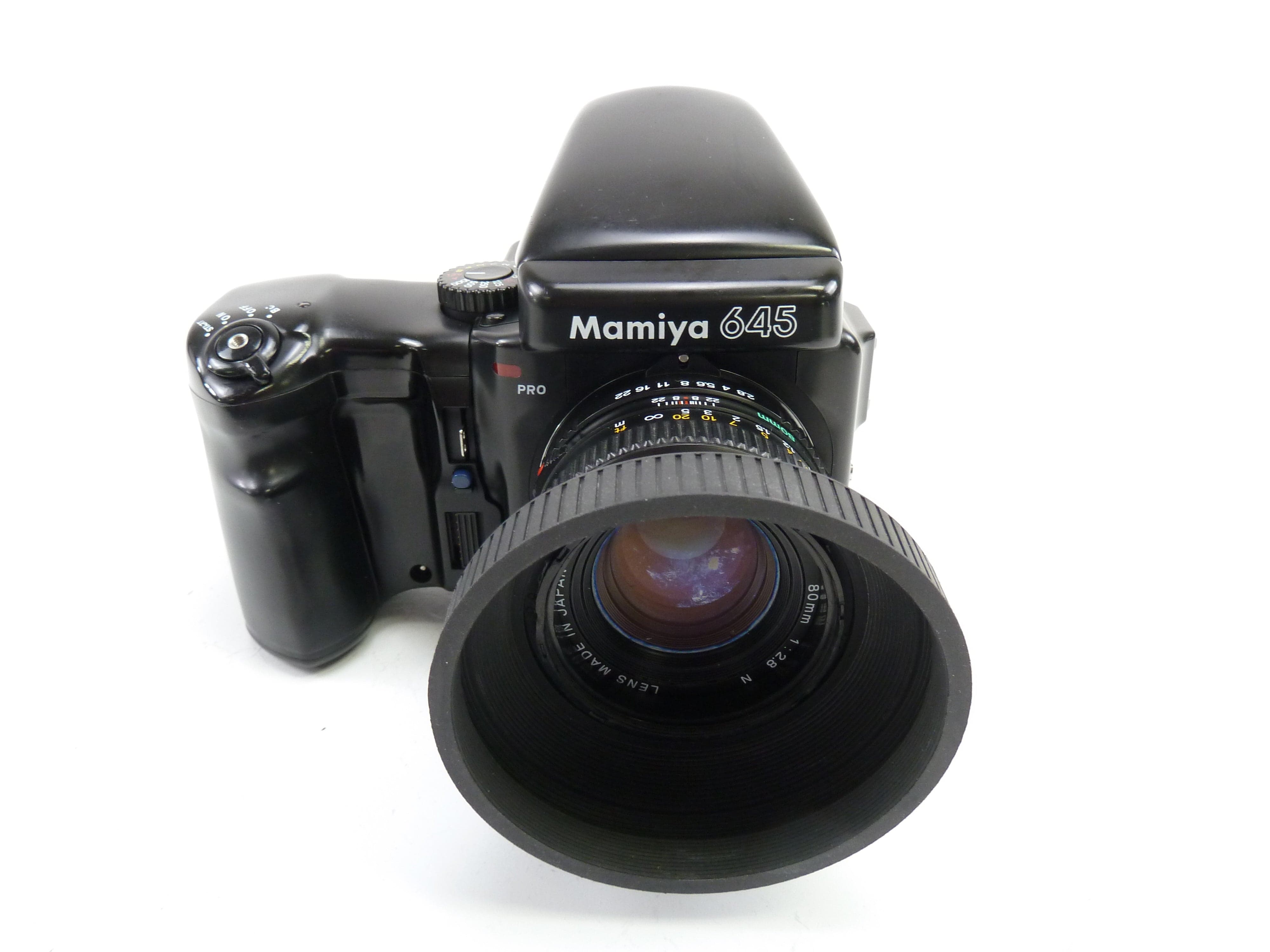 Mamiya 645 Pro Kit with Prism Finder, 80MM f2.8 N, and Motor Drive ...