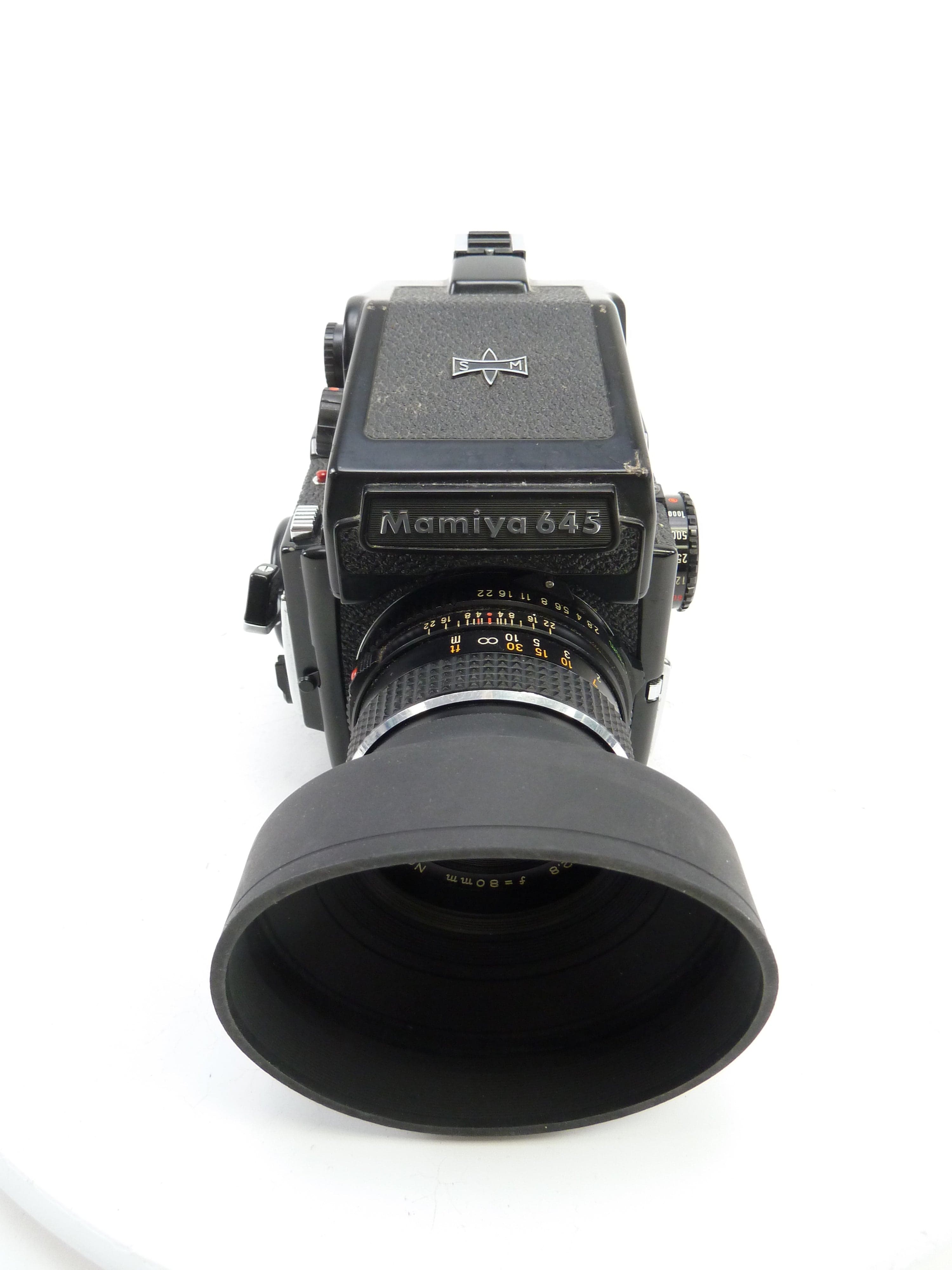 Mamiya M645 1000S Kit with AE Prism Finder, and 80MM f2.8 C Lens ...