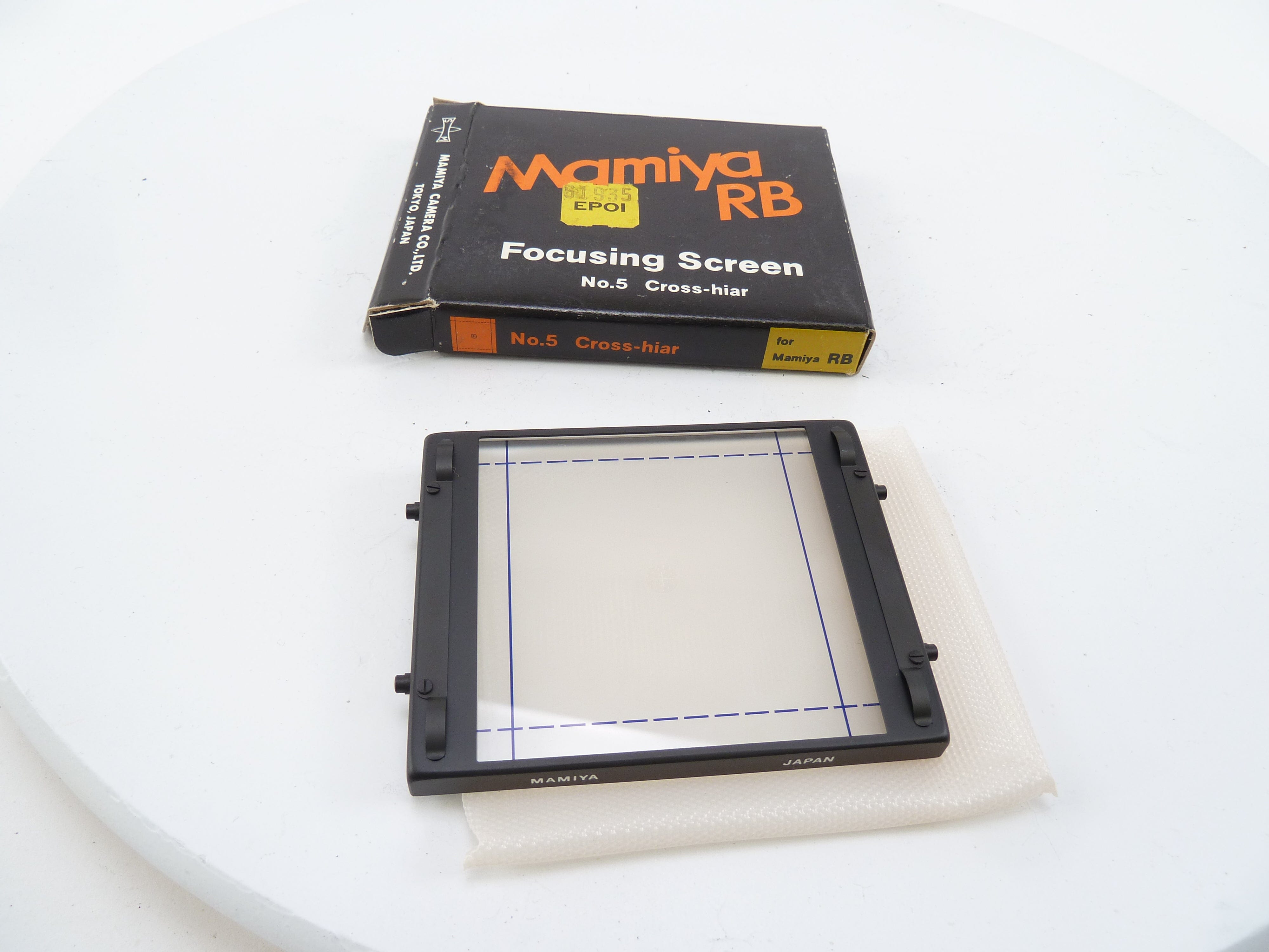 Mamiya RB67 #5 Cross Hair Focusing Screen – Camera Exchange