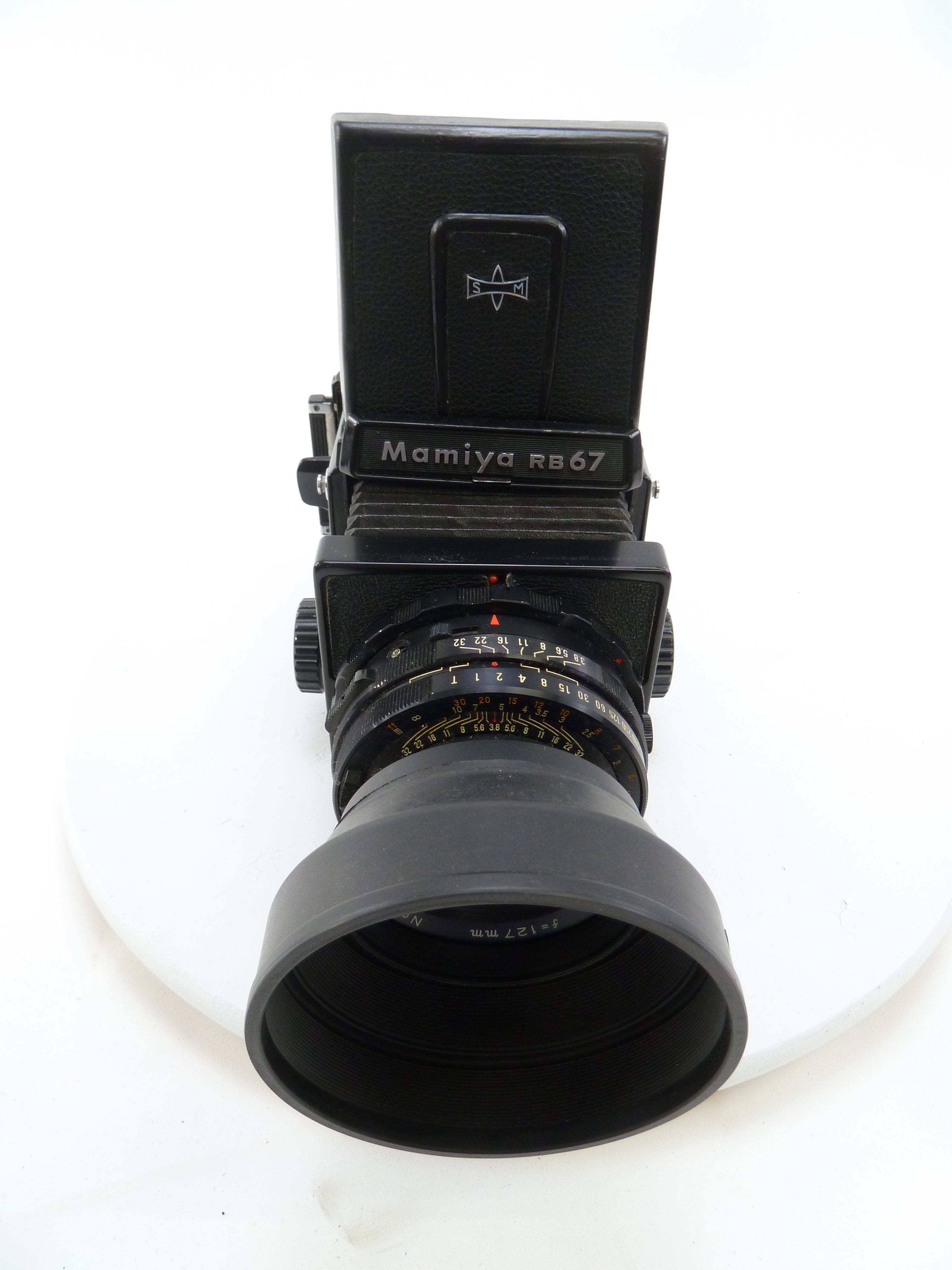Mamiya RB67 Complete Kit with 127MM F3.8 Lens 120 Film Back, and WLF ...