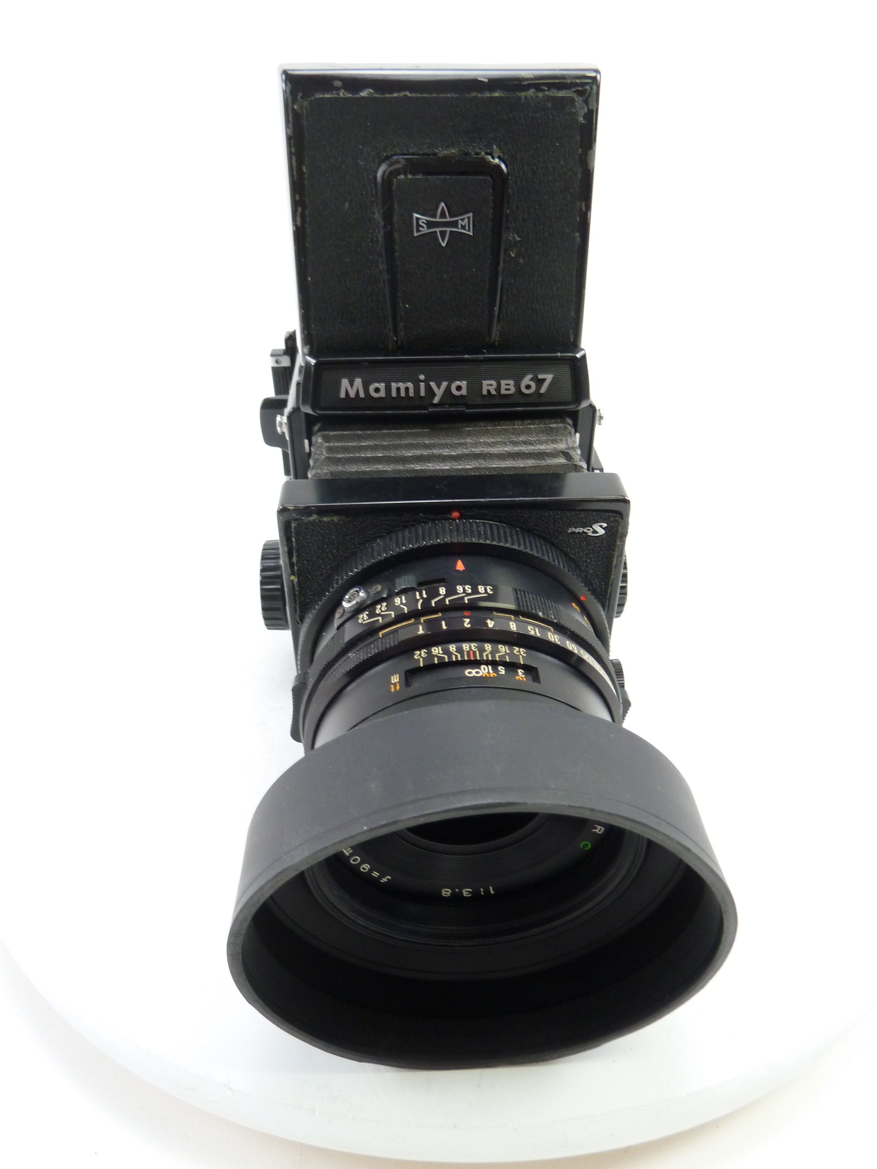 Mamiya RB67 Pro S Outfit with 90MM F3.8 C Lens, 120 Pro S Back, and WL ...