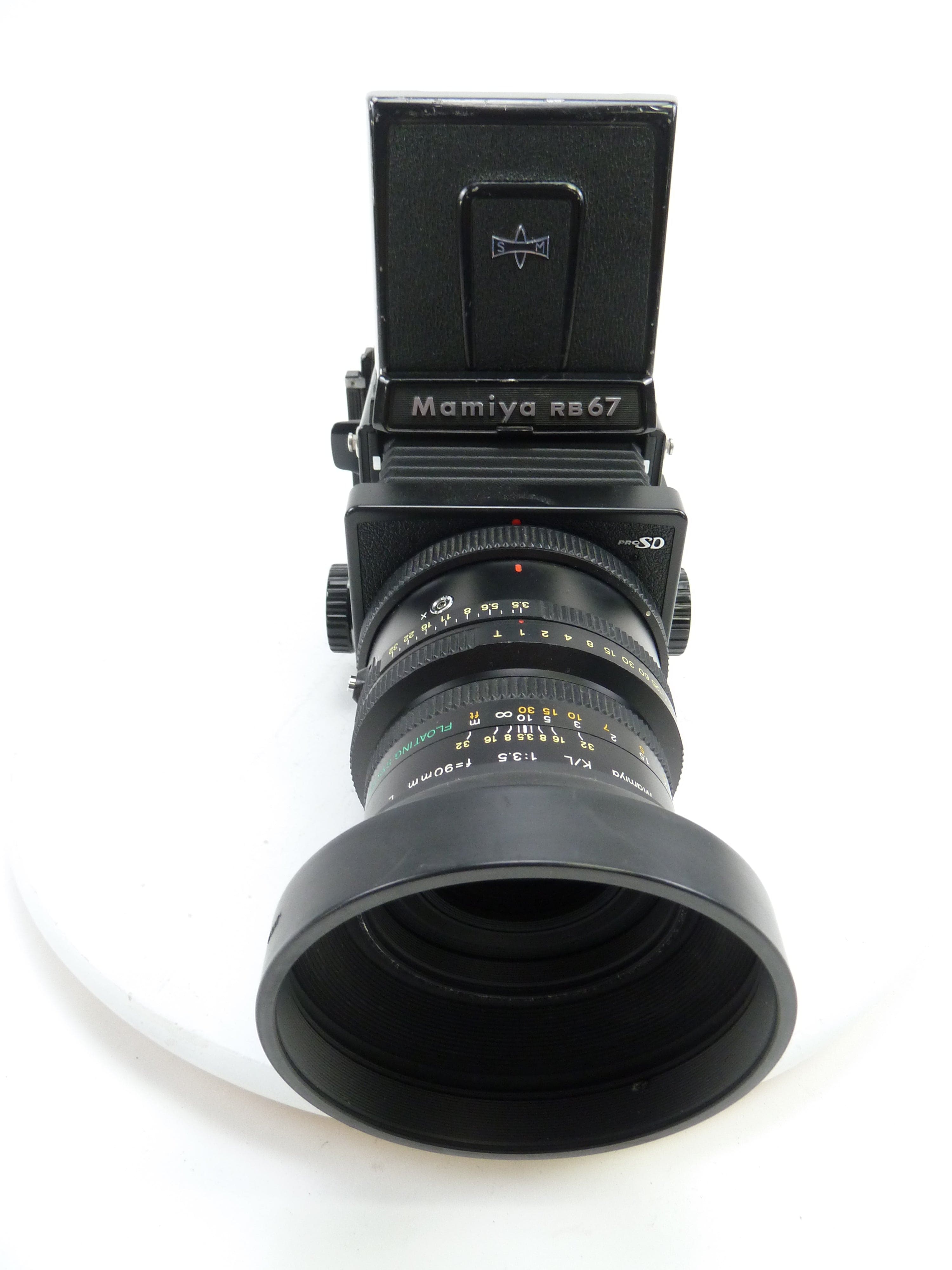 Mamiya RB67 Pro SD Outfit with 90MM F3.5 KL Lens, 120 Pro SD Back, and – Camera Exchange
