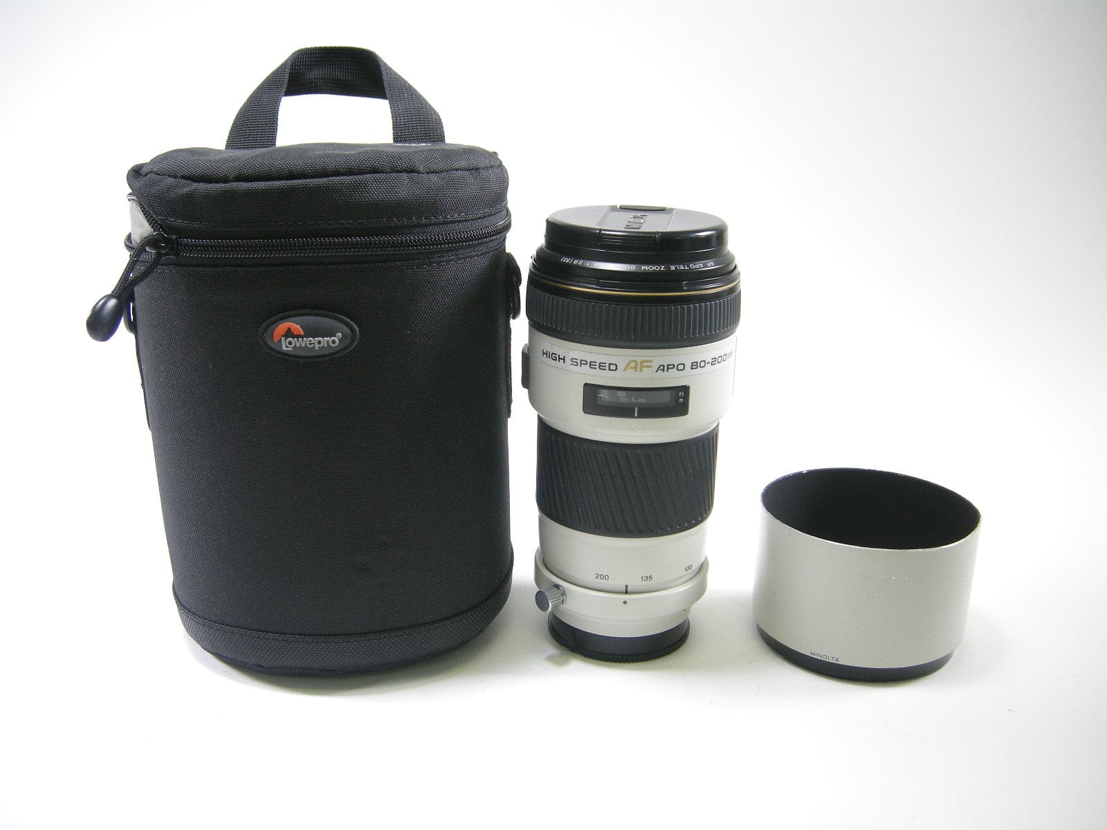 Minolta AF APO Tele Zoom 80-200mm f2.8 (White) A Mount – Camera Exchange