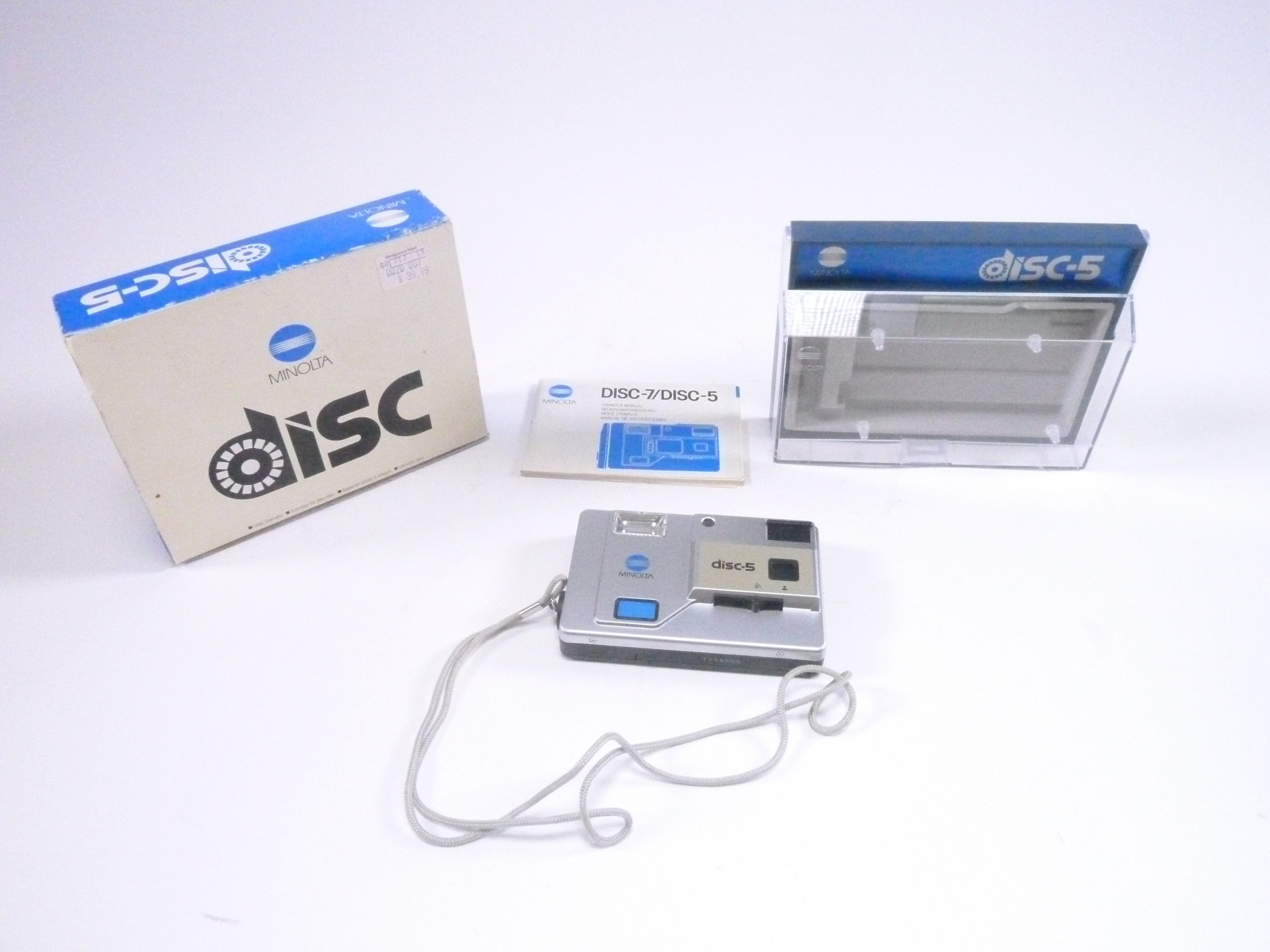 Minolta Disc 5 Camera w/ Original Box/Manual – Camera Exchange