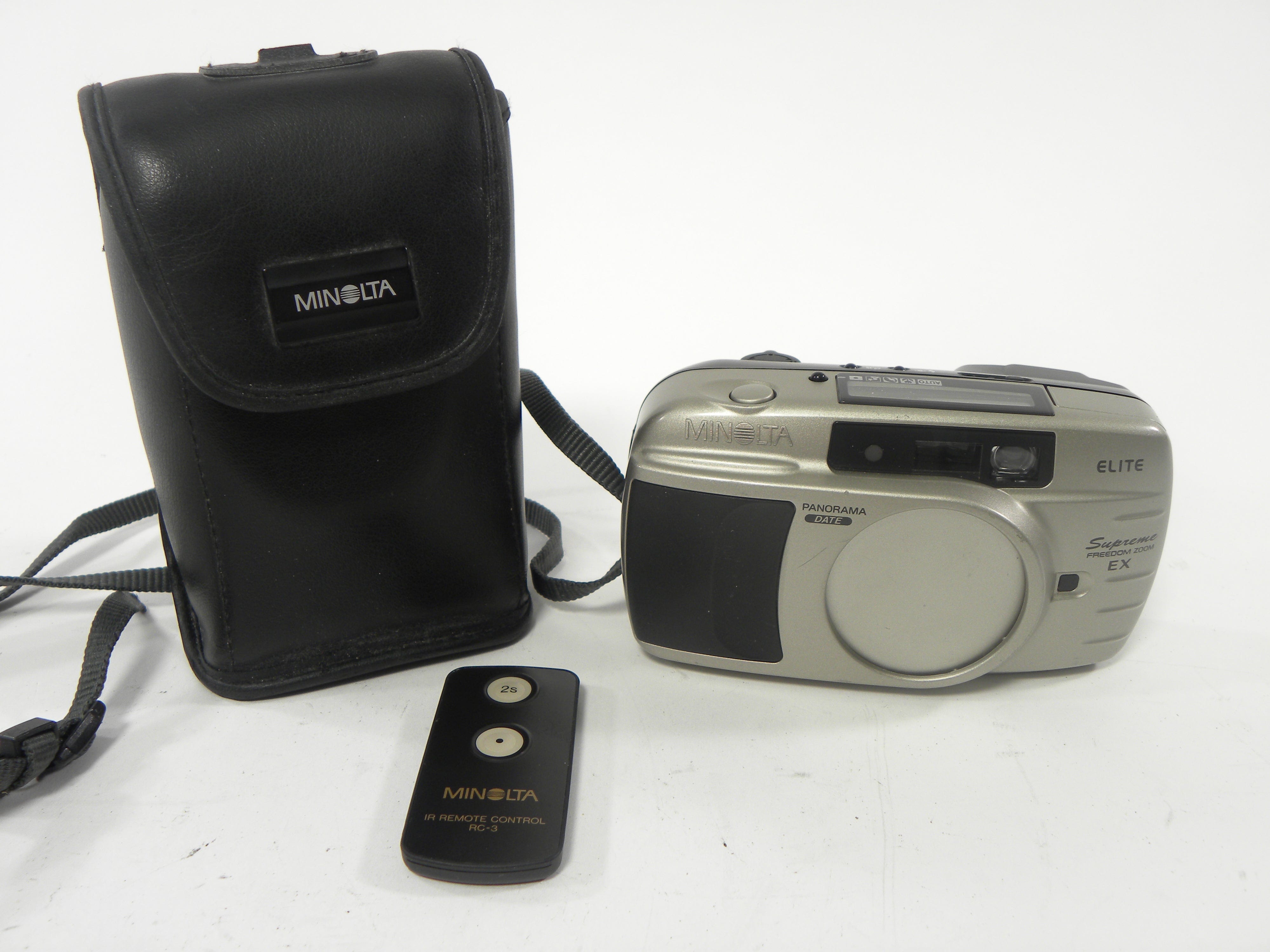 Minolta Elite Supreme Freedom Zoom EX 35mm Camera – Camera Exchange