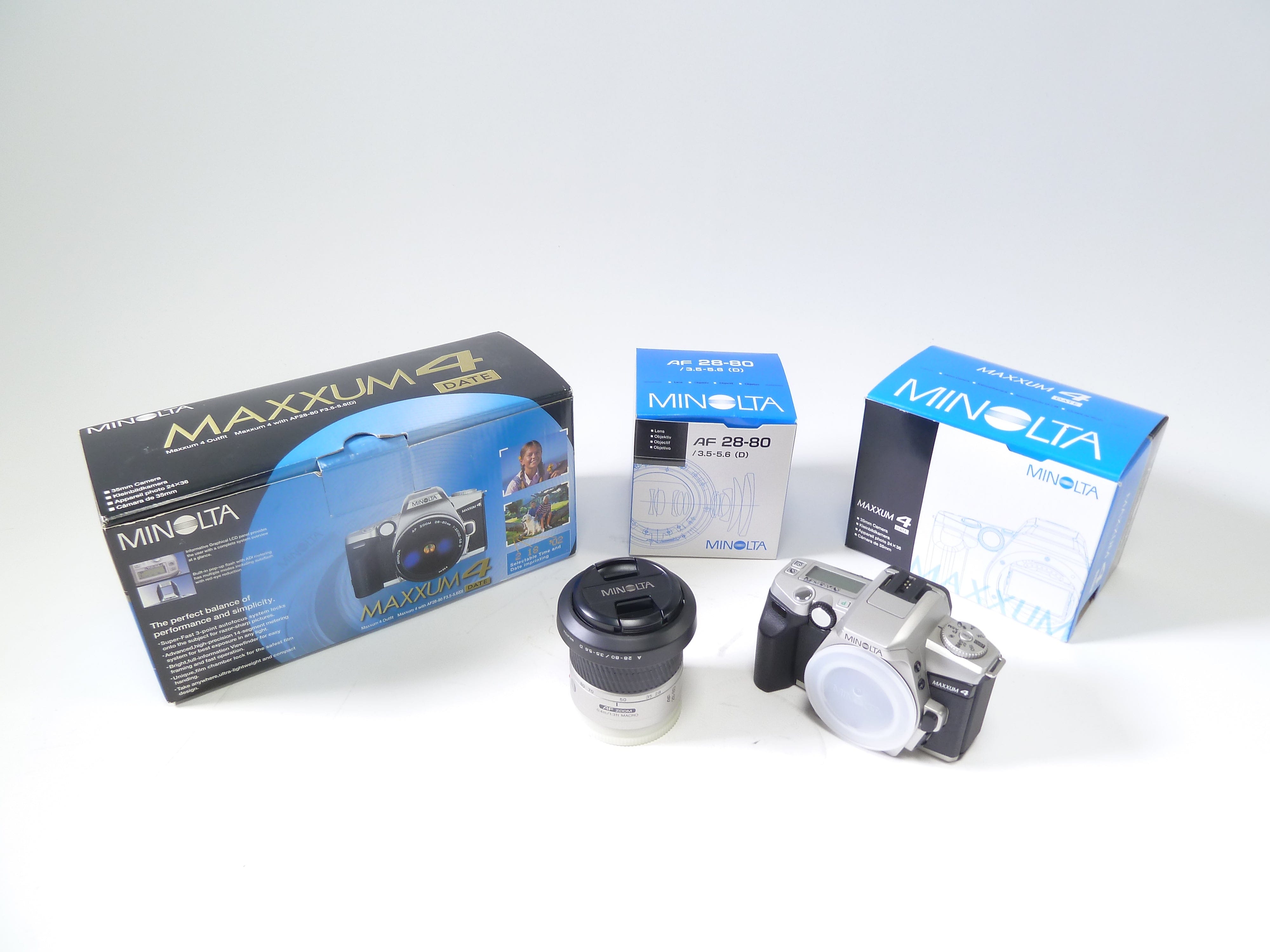 Minolta Maxxum 4 w/28-80mm f/3.5-5.6 D – Camera Exchange