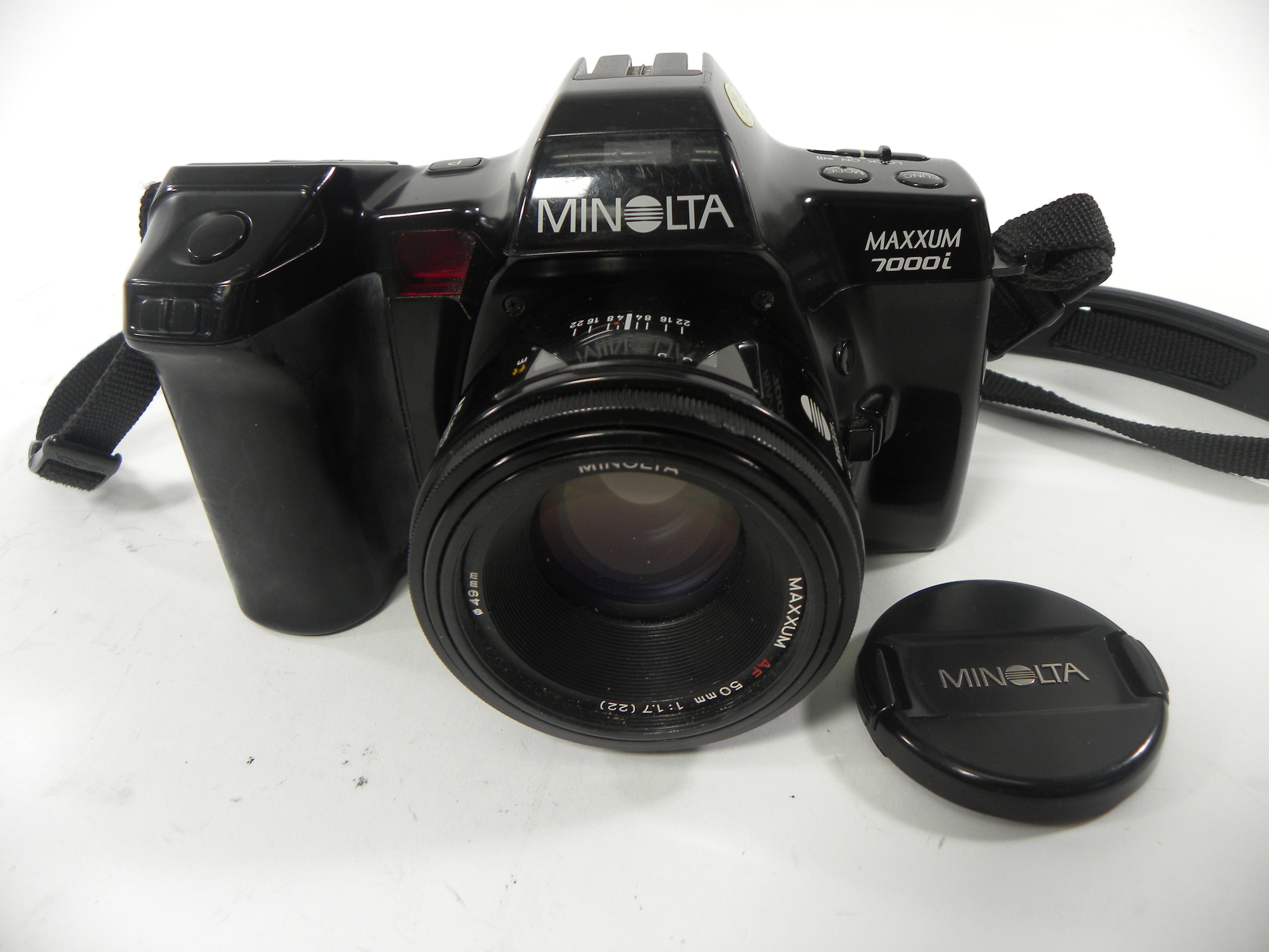 Minolta Maxxum 7000i 35mm SLR w/50mm f1.7 – Camera Exchange