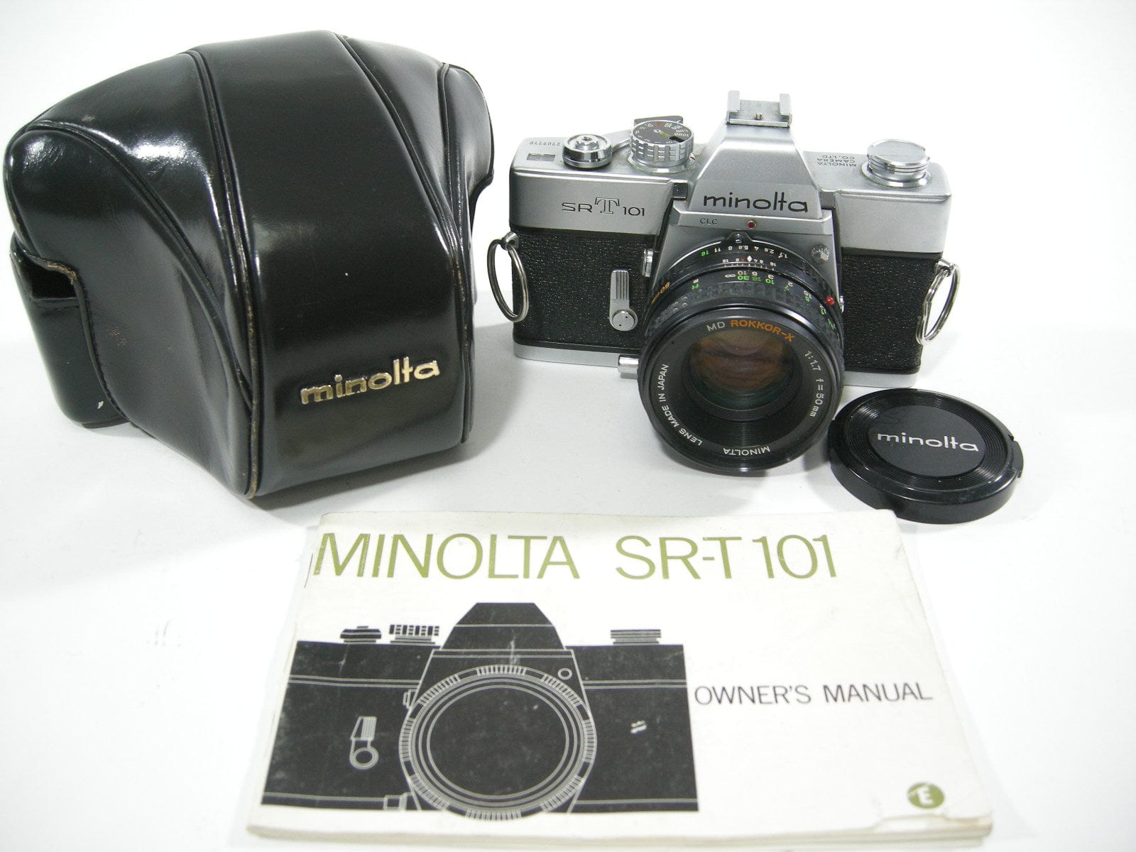 Minolta SRT 101 35mm SLR w/MD Rokkor-X 50mm f1.7 – Camera Exchange