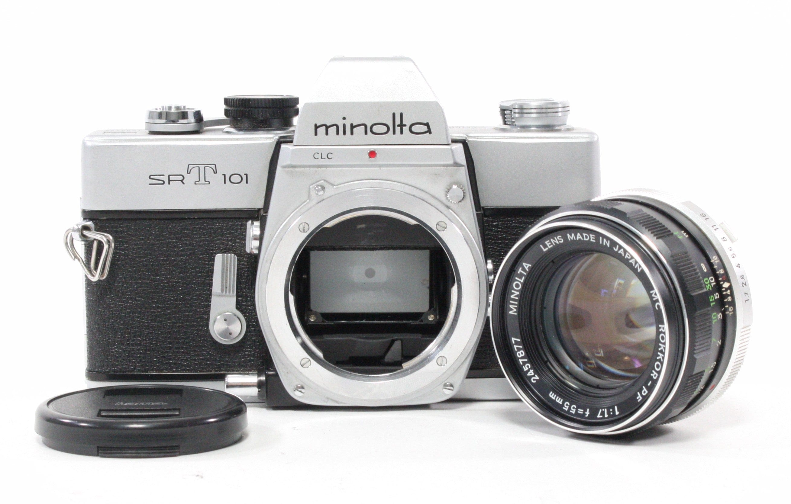 Minolta SRT 101 with 55mm f/1.7 lens – Camera Exchange