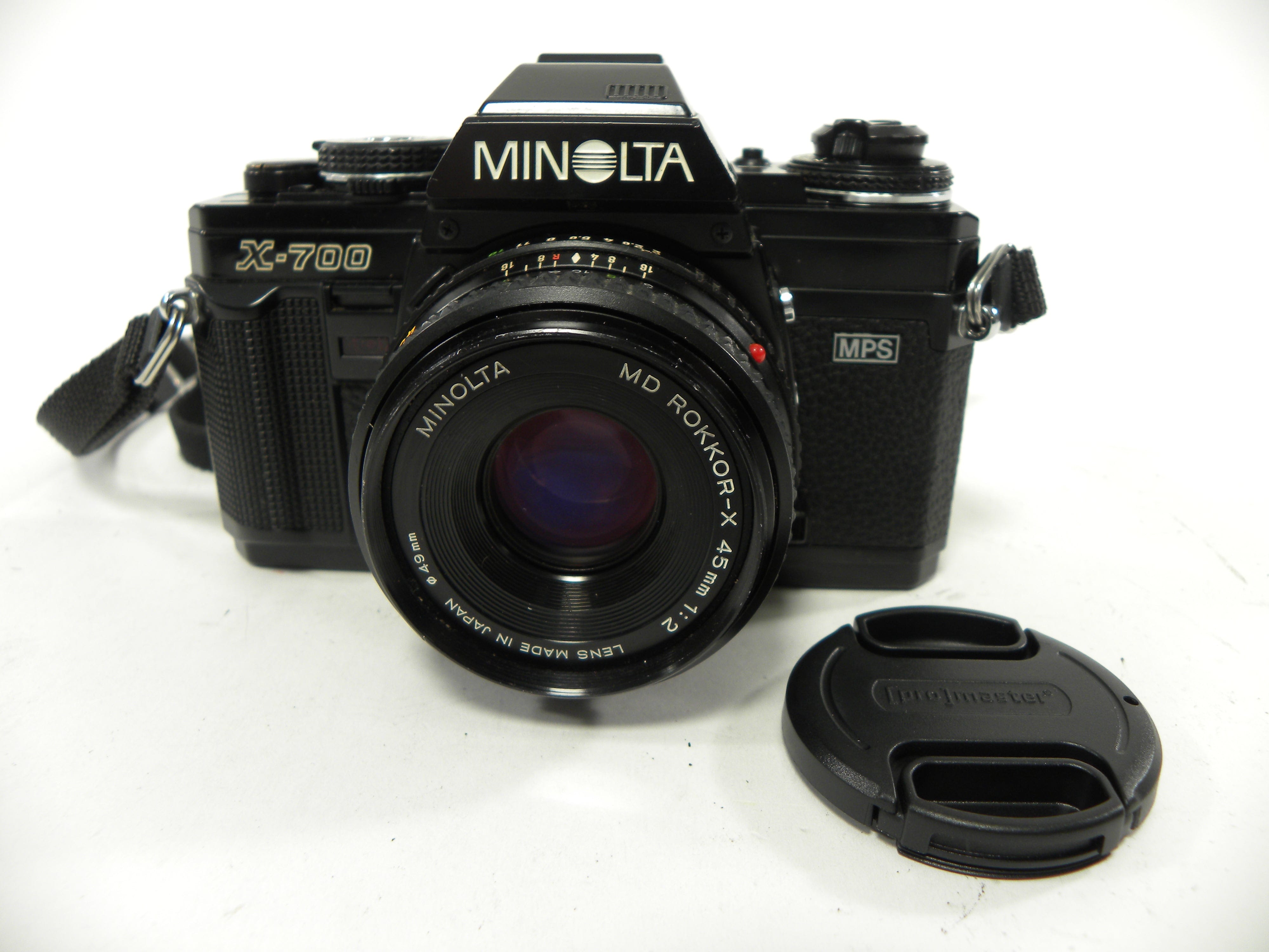 Minolta X-700 35mm SLR w/MD Rokkor-X 45mm f2 – Camera Exchange
