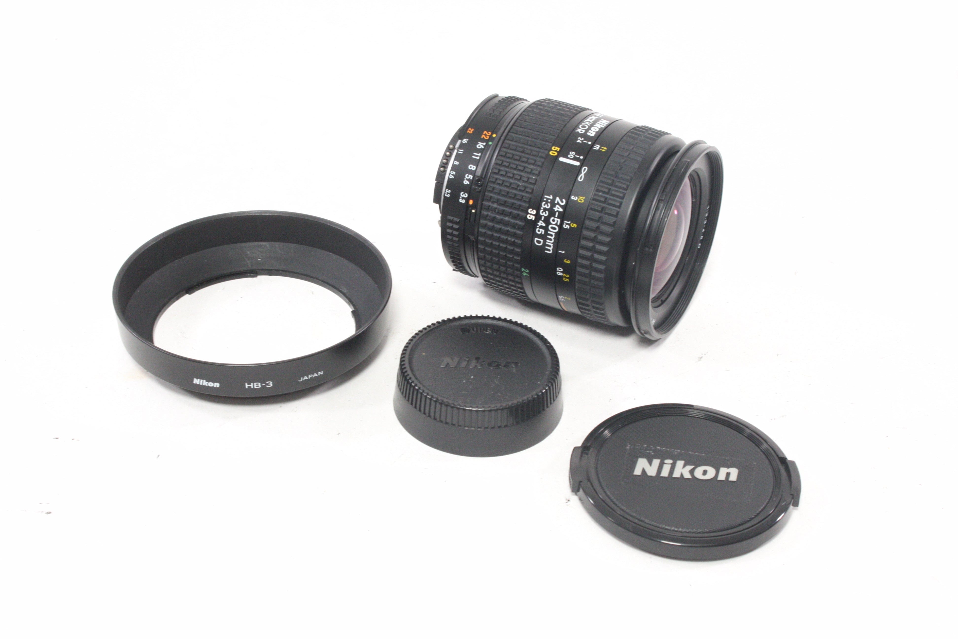 Nikon 24-50mm f/3.3-4.5 D AF Nikkor Lens for Nikon AF Mount – Camera ...