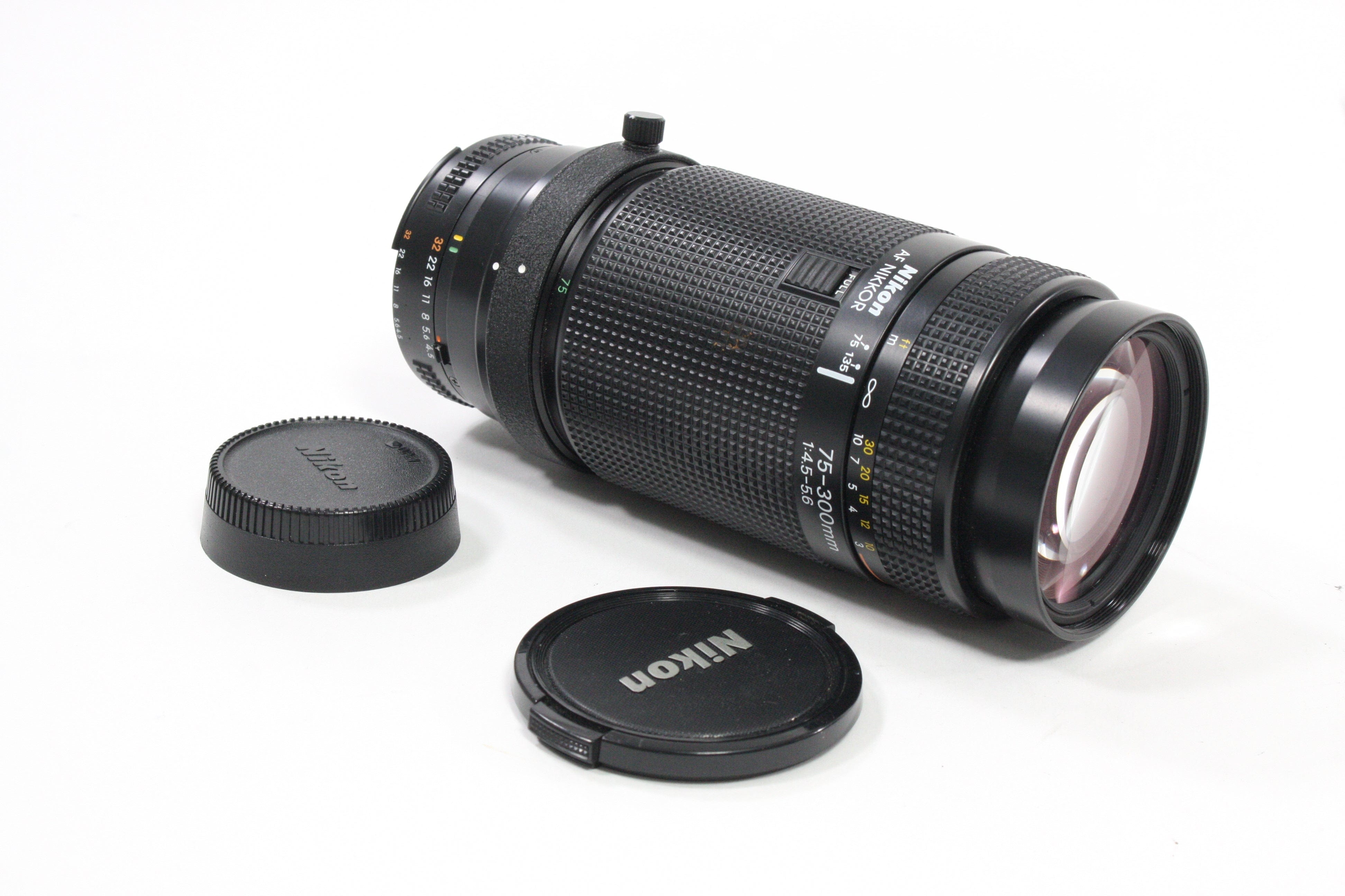 Nikon 75-300mm f/4.5-5.6 AF Nikkor AIS Lens for Nikon AF Mount – Camera ...