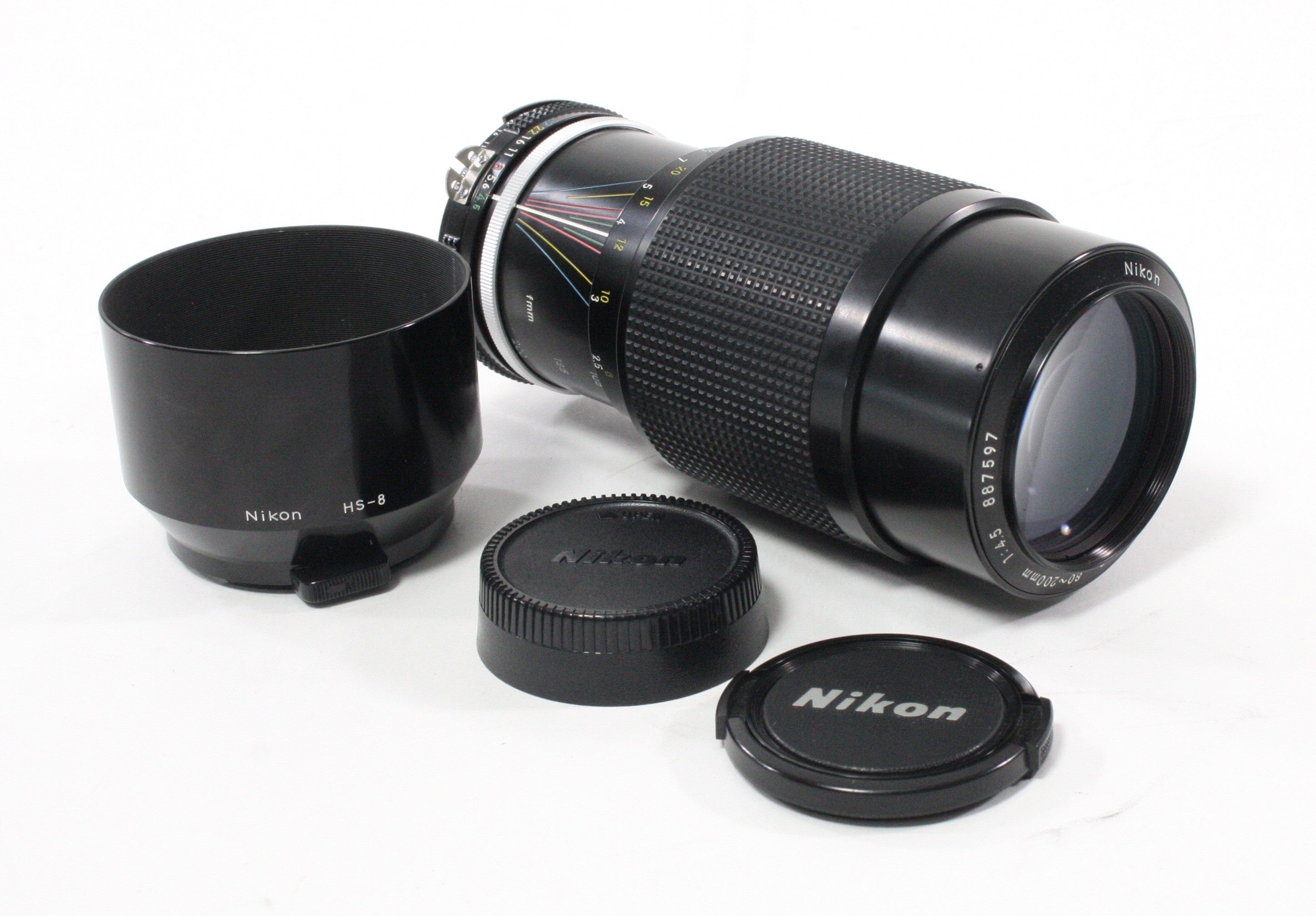 Nikon 80-200mm f/4.5 Ai for Nikon F Mount with HS-8 Hood – Camera Exchange