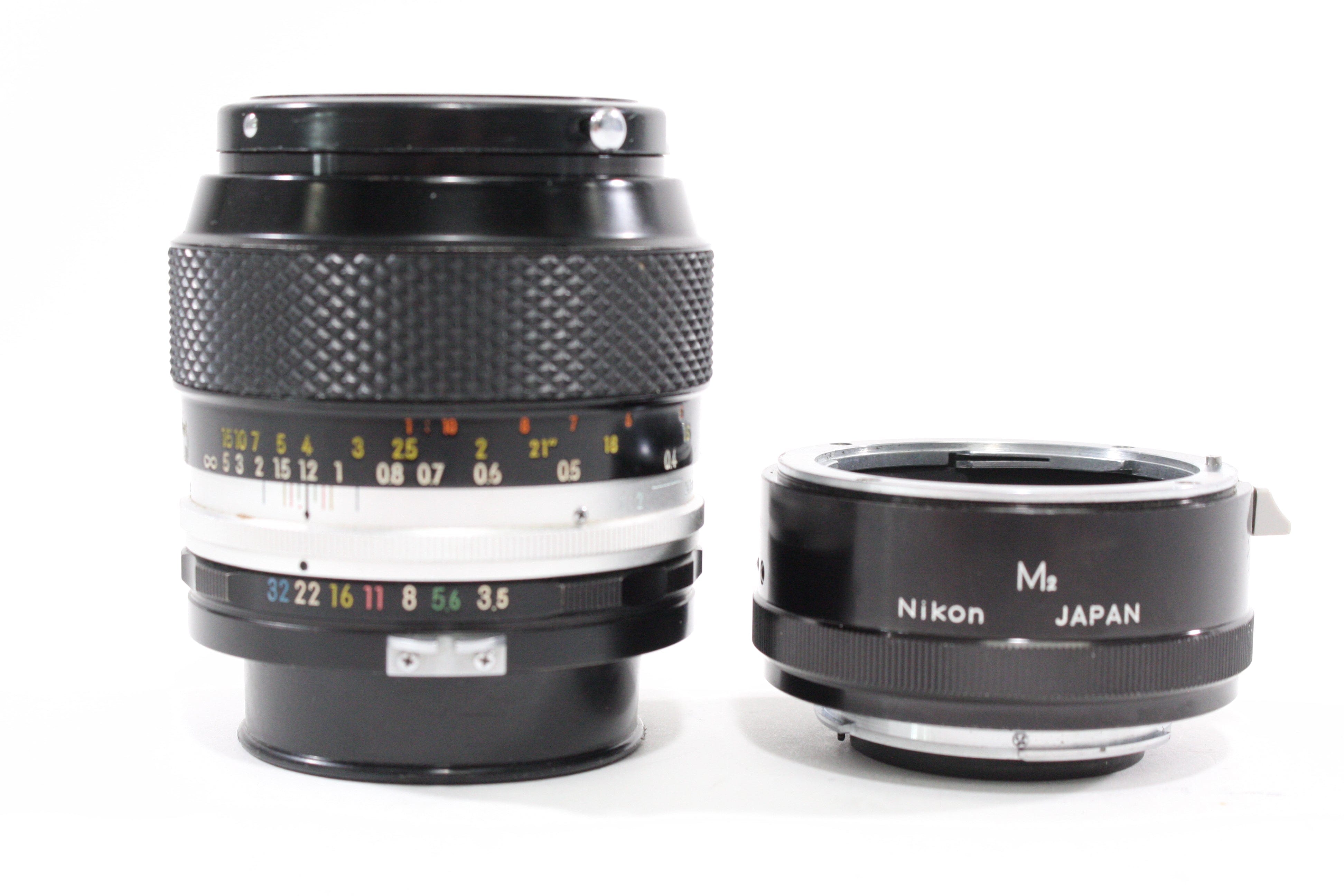 Nikon Micro-Nikkor P.C. 55mm f/3.5 Non-Ai with M2 Extension Tube ...