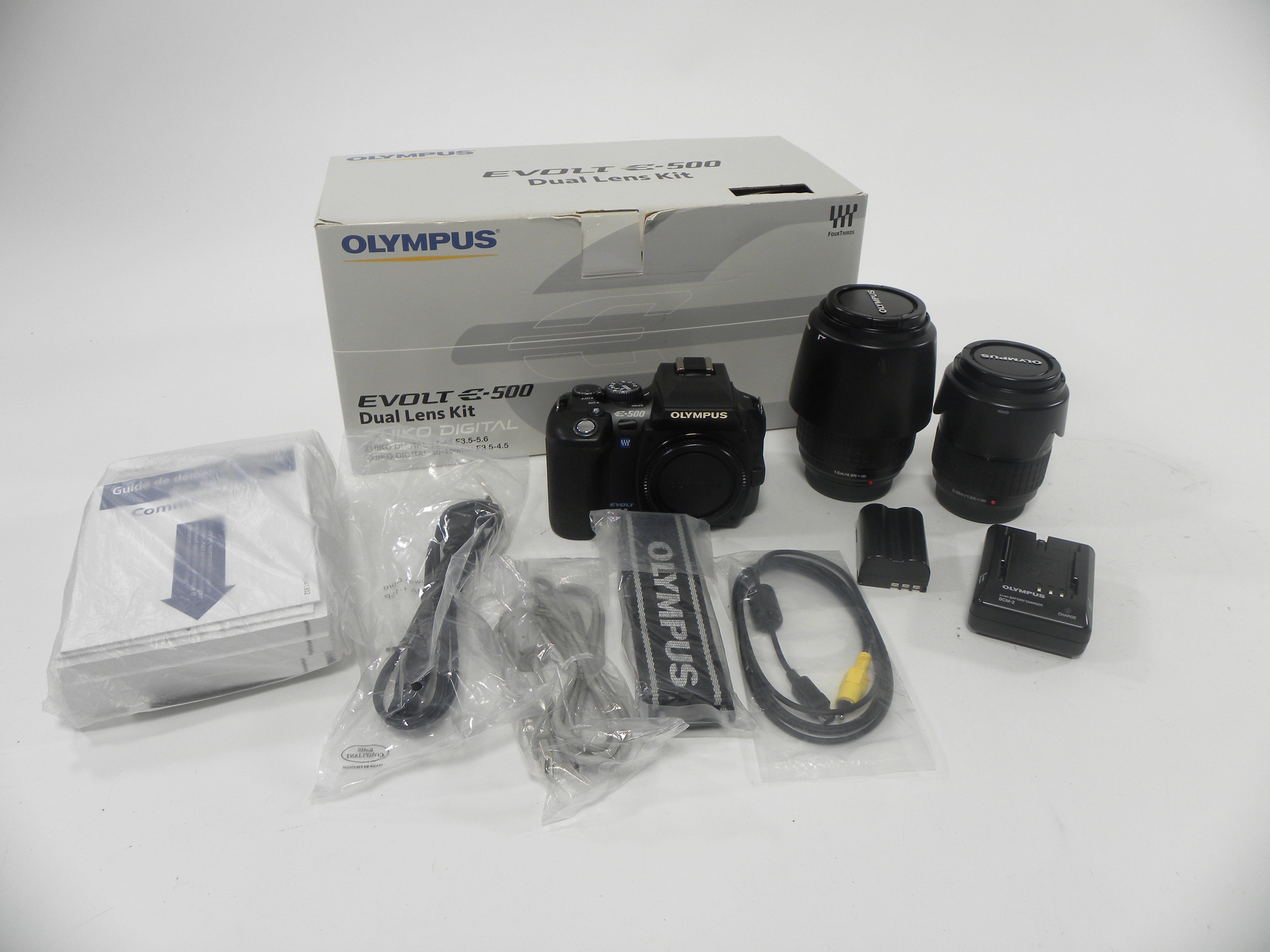 Olympus Evolt E-500 8.0mp Digital Dual Lens Kit – Camera Exchange