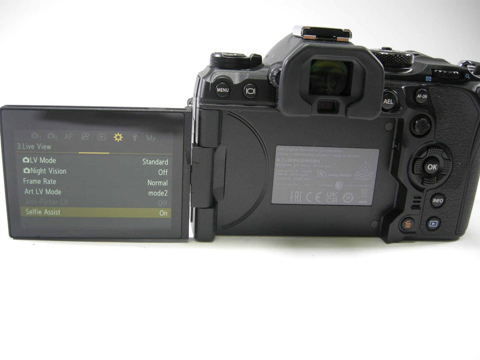 Olympus OM-1 Micro 4/3 Digital Mirrorless Shutter Count 173 – Camera ...