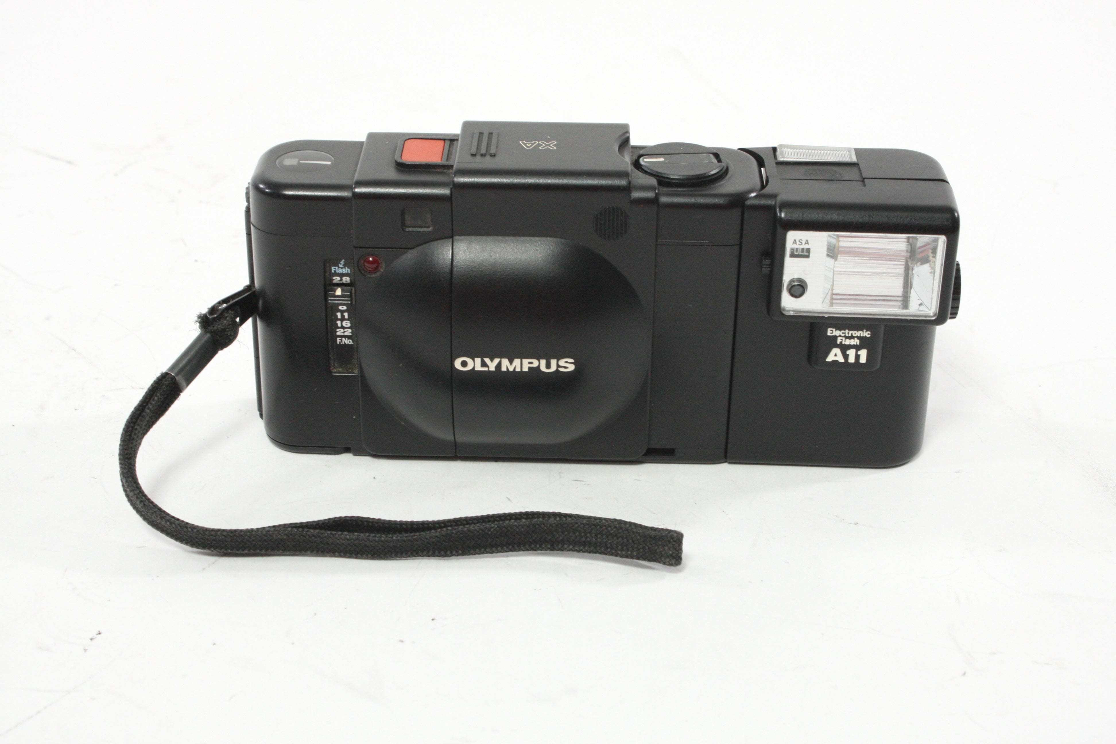 Olympus XA 35mm Camera with A11 Electronic Flash – Camera Exchange