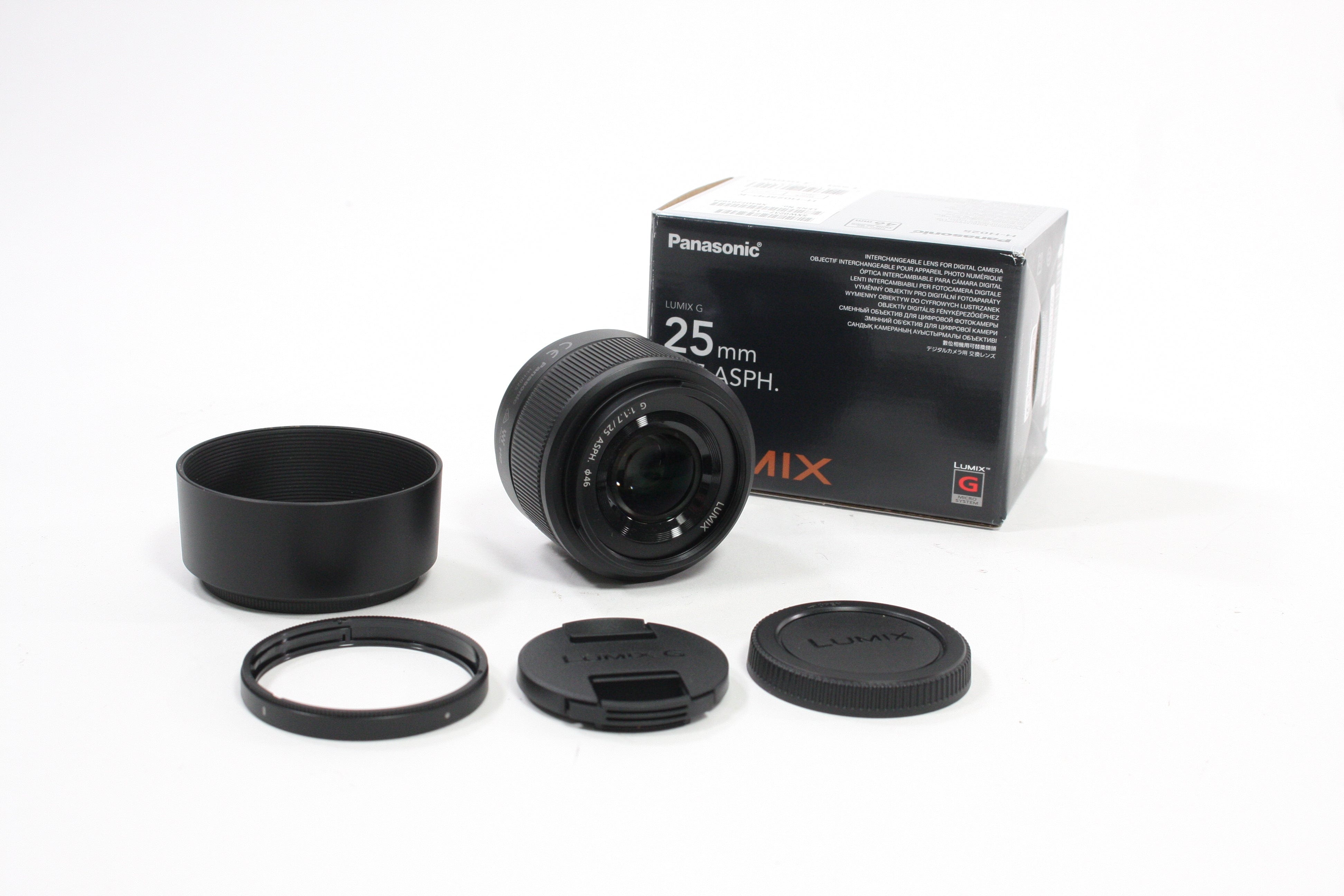 Panasonic 25mm f/1.7G H-H025 Lens for Micro 4/3 Mount – Camera Exchange