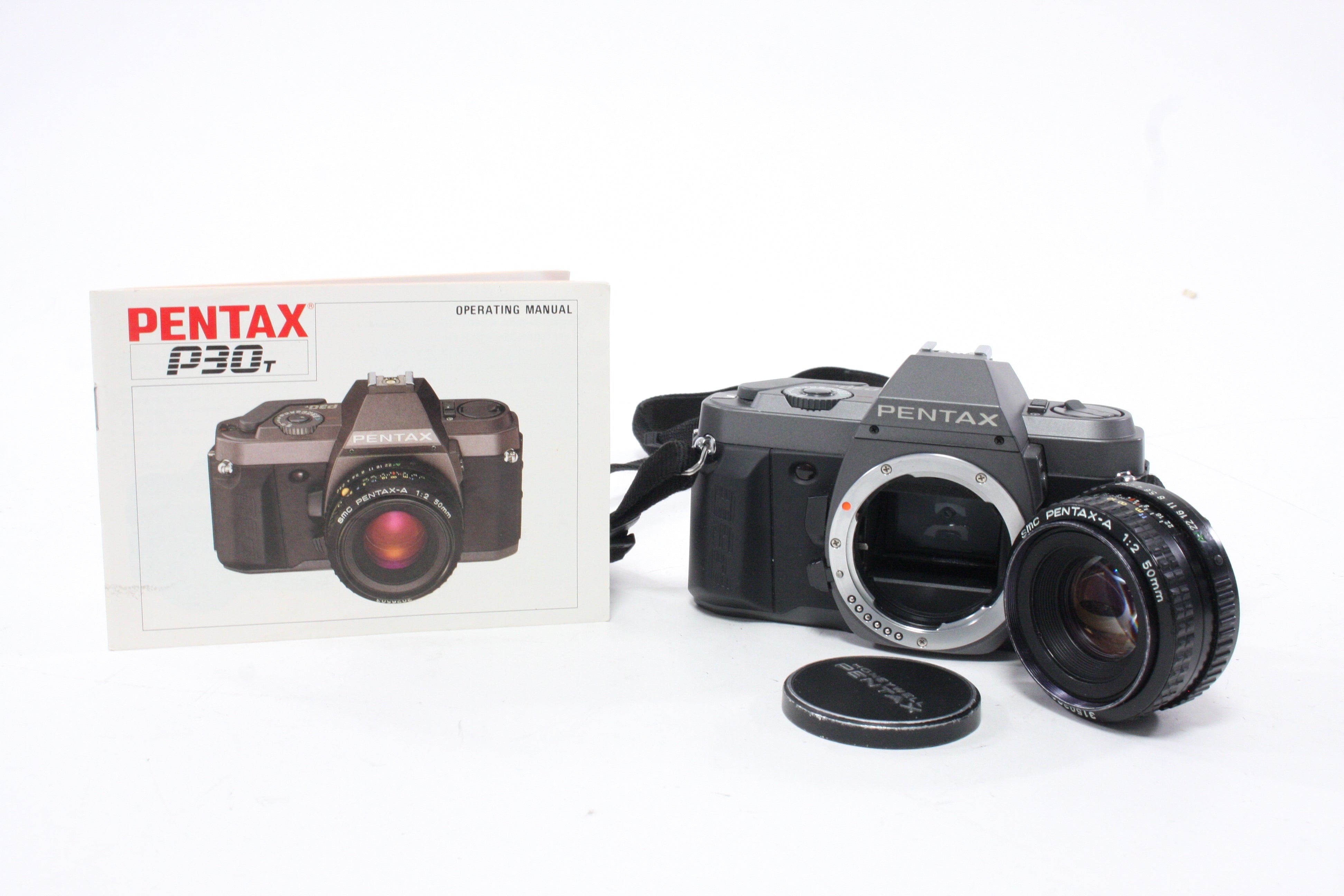 Pentax P30T 35MM SLR with Pentax-A 50mm f2 Lens – Camera Exchange