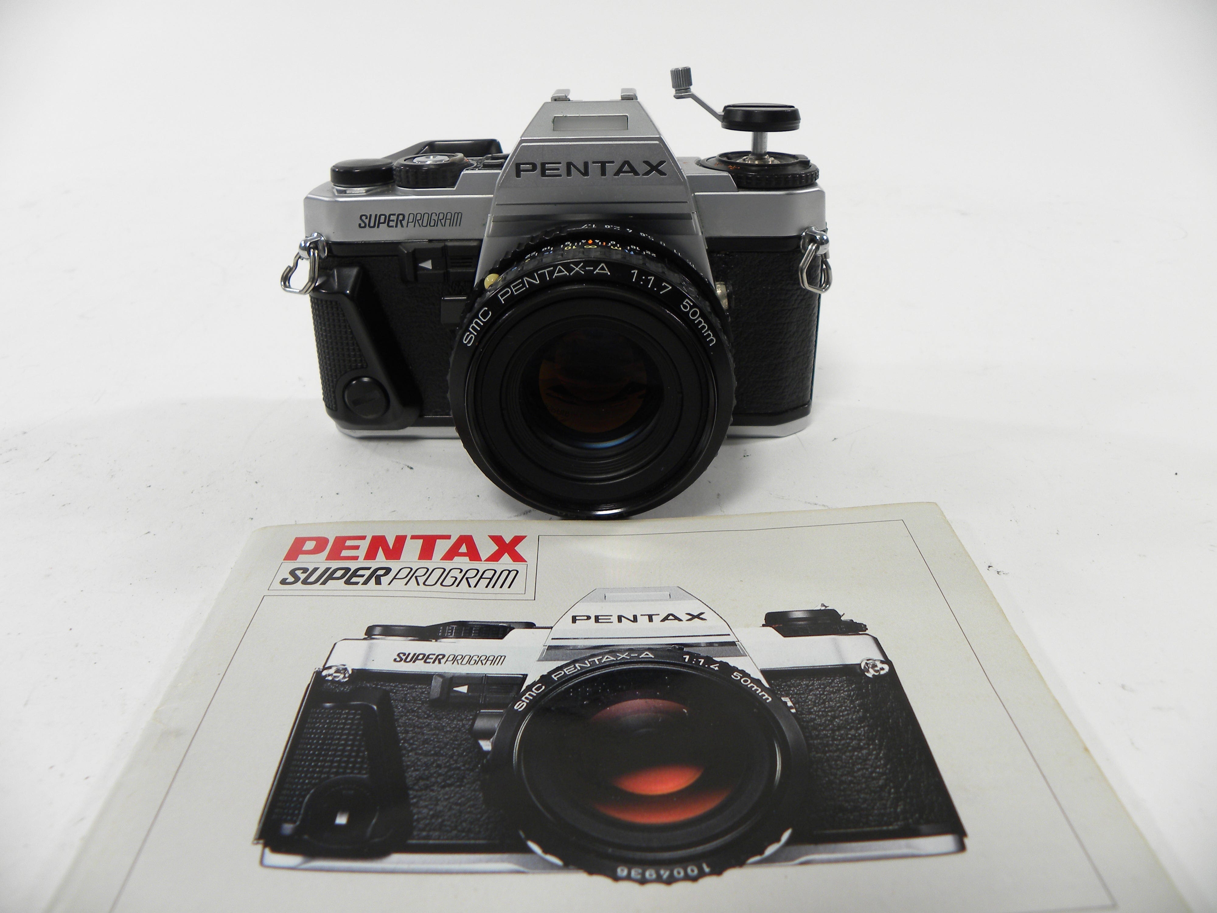 Pentax Super Program 35mm SLR w/SMC Pentax-A 50mm f1.7 – Camera Exchange