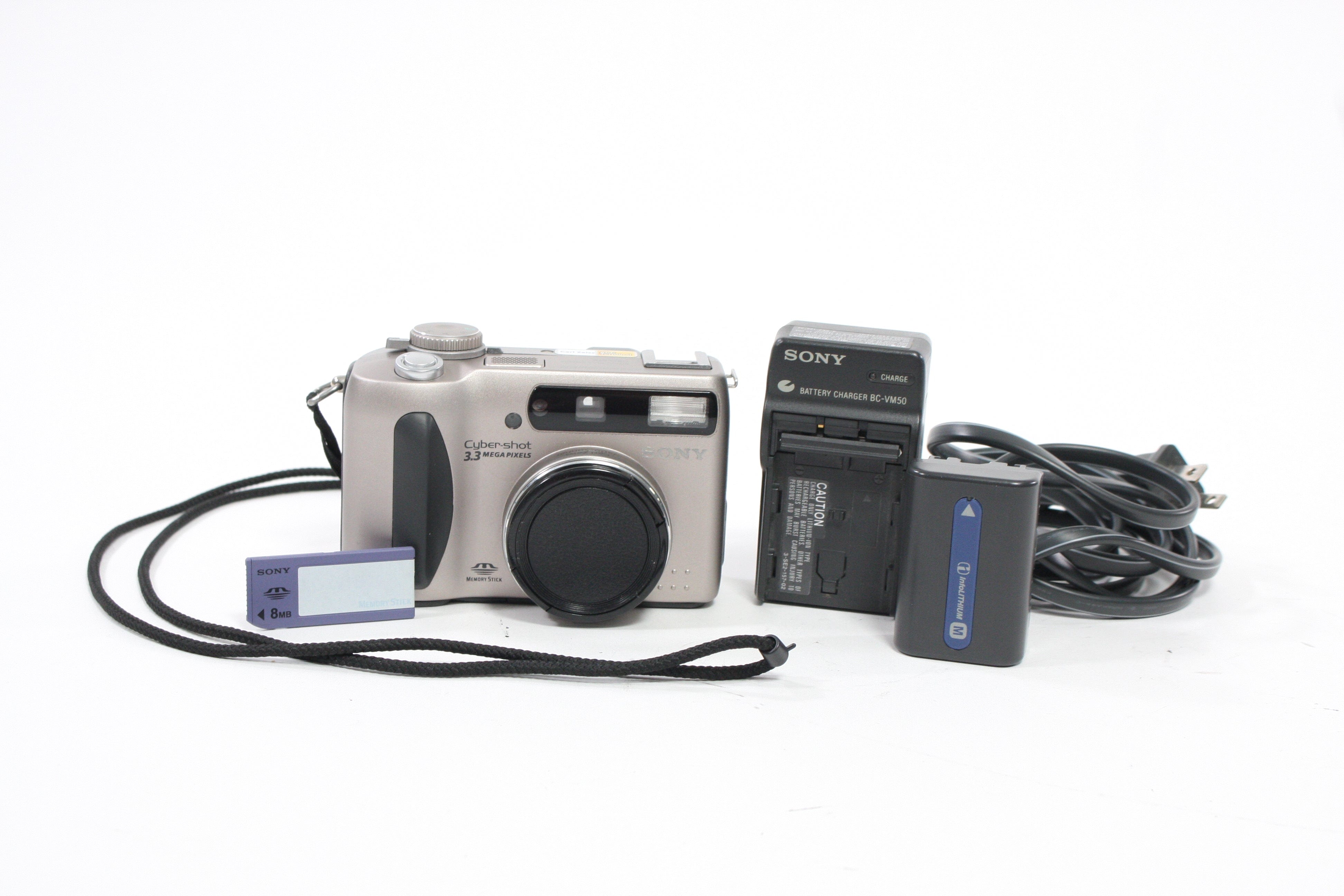 Sony Cyber-shot DSC-S75 Digital Point-and-Shoot Camera 6x Zoom 3.3mp ...