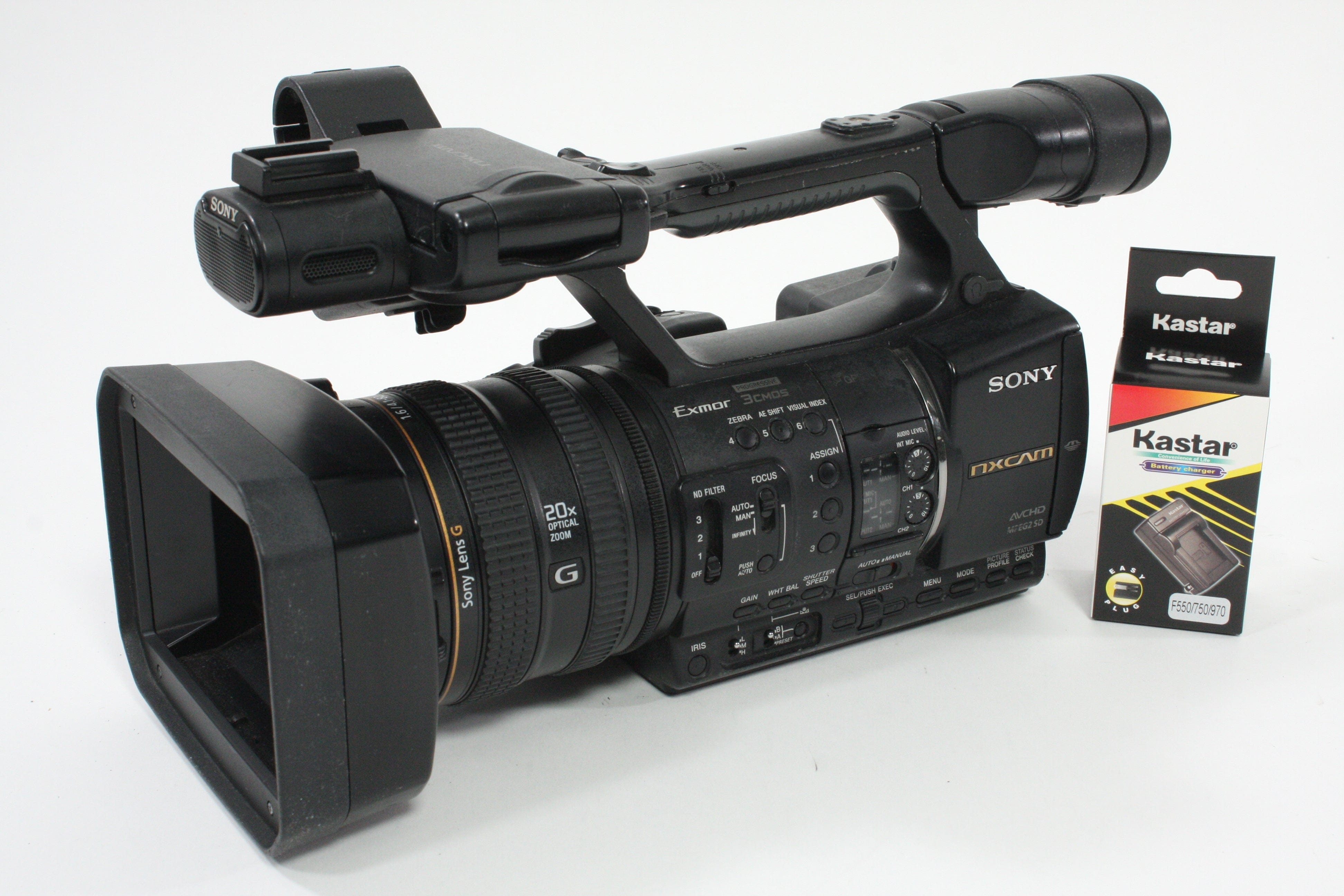 Sony HXR-NX5U NXCAM Professional Camcorder - 740 hours usage – Camera ...