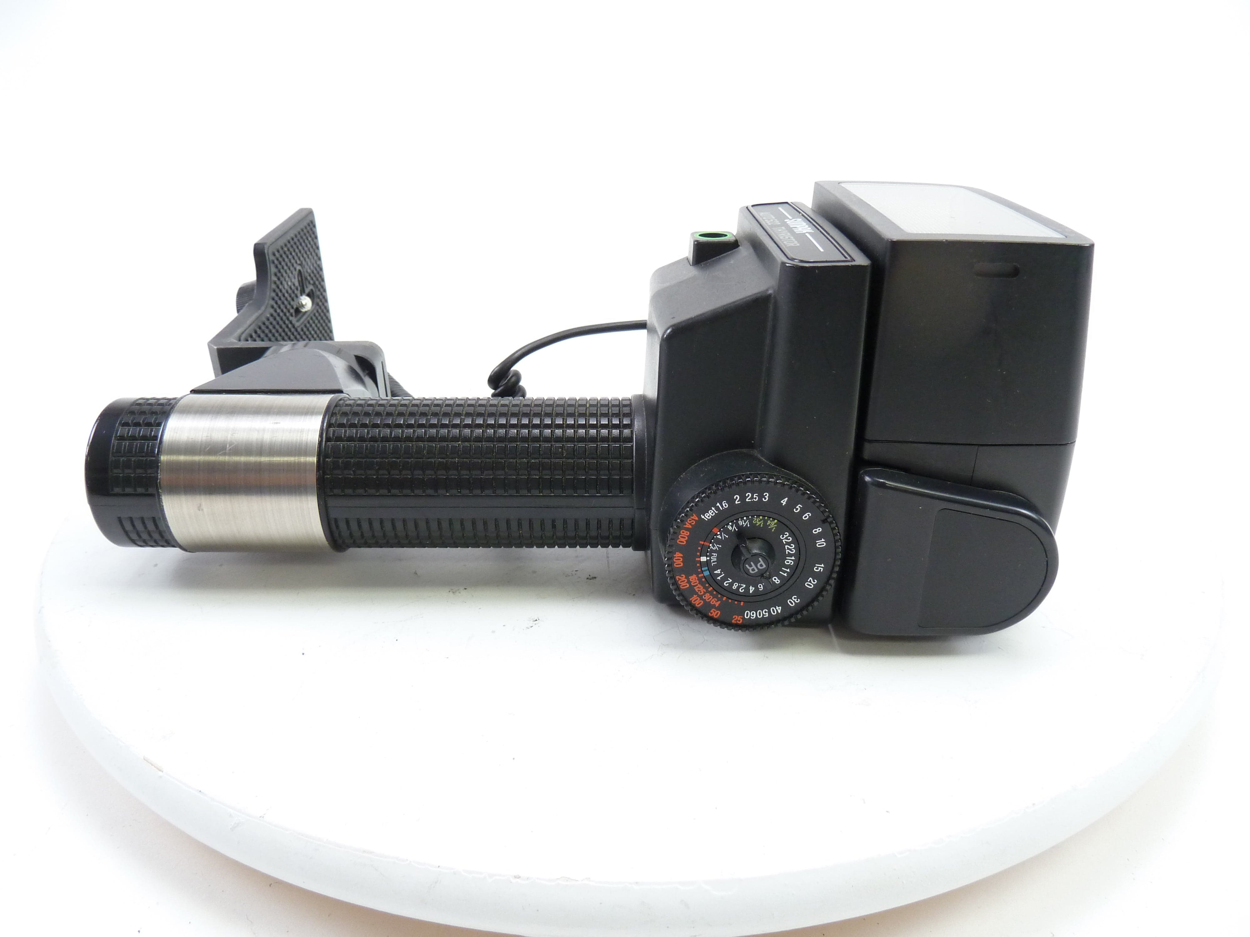 Sunpak Auto 522 Auto Thyristor Handle Mount Flash with brackets and co ...