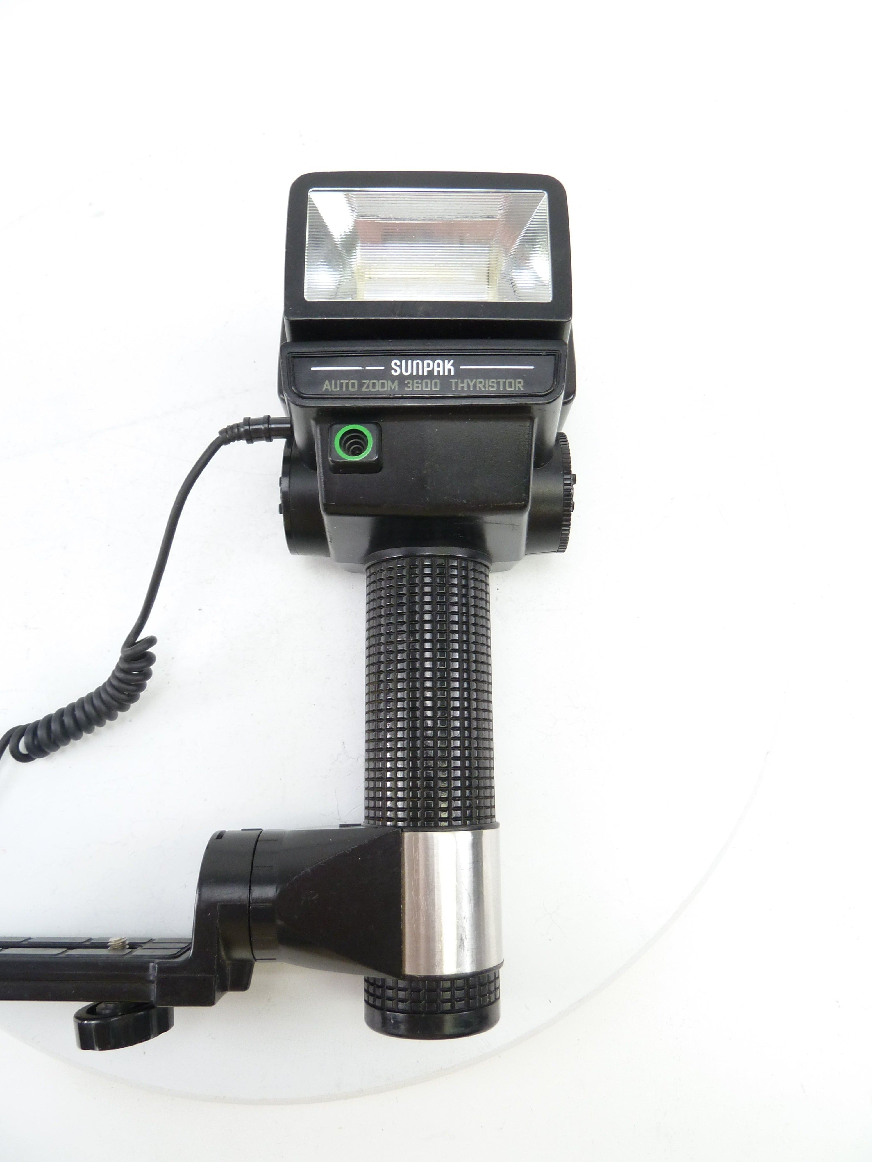 Sunpak Auto Zoom 3600 Handle Mount Flash – Camera Exchange
