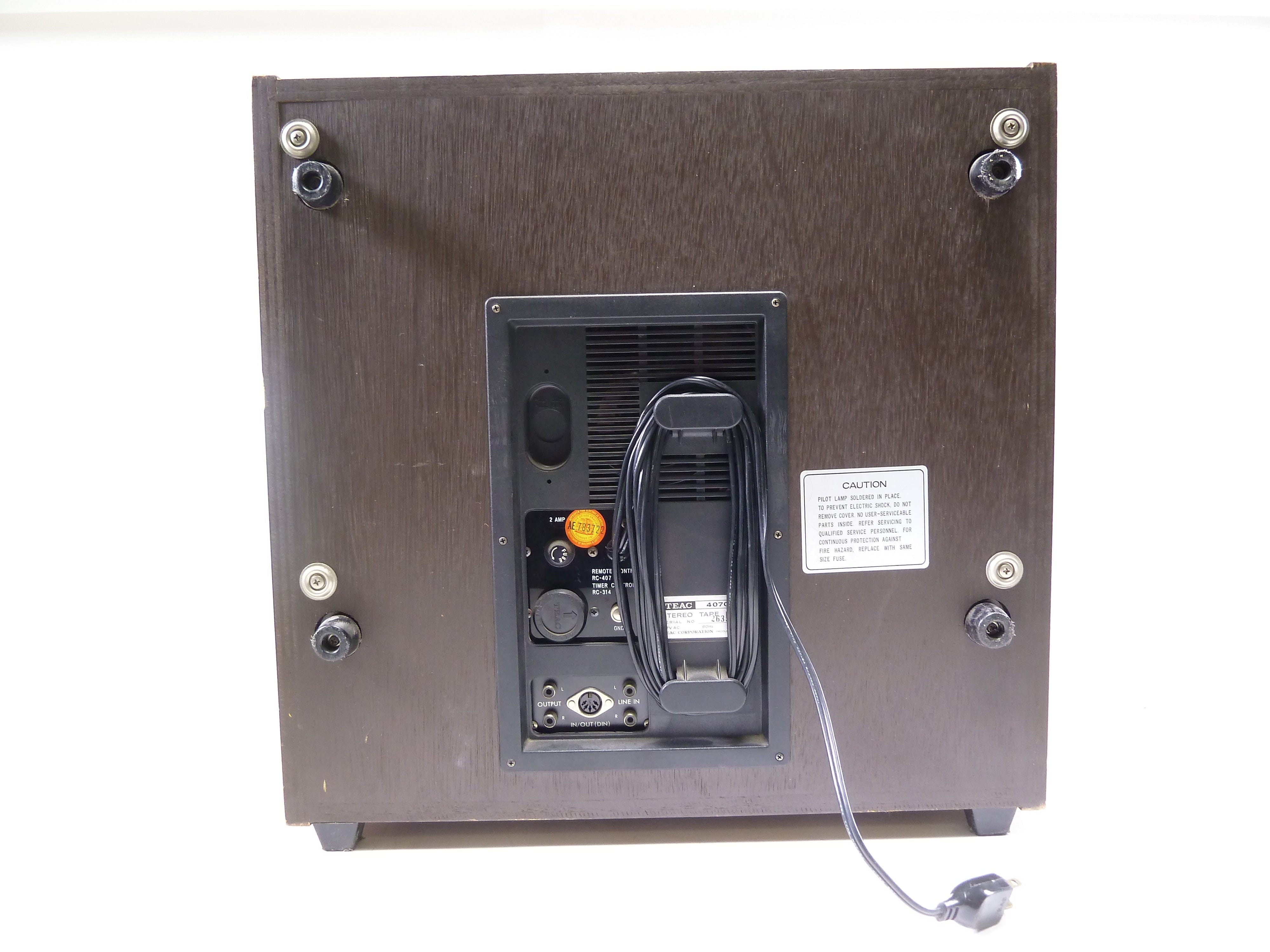 Teac 4070G High Density Ferrite Head Bi-Directional Recording AS-IS ...