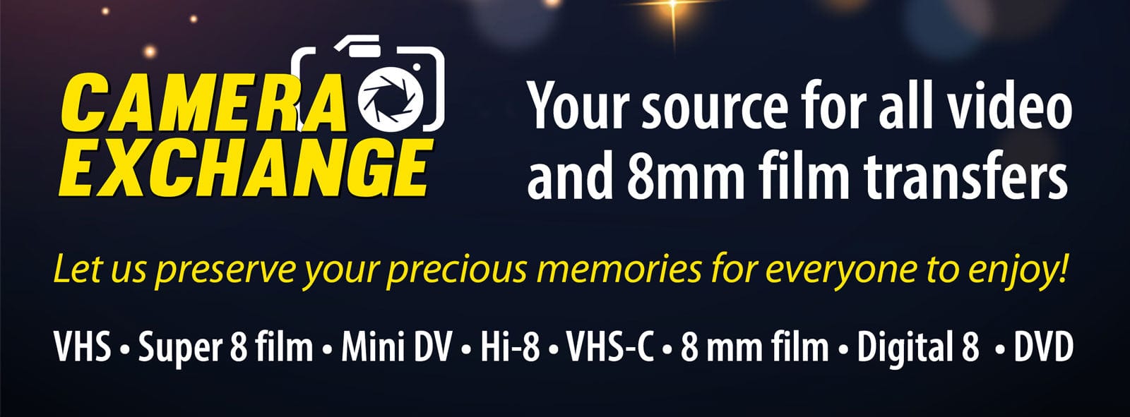 Video and Film Transfers – Camera Exchange