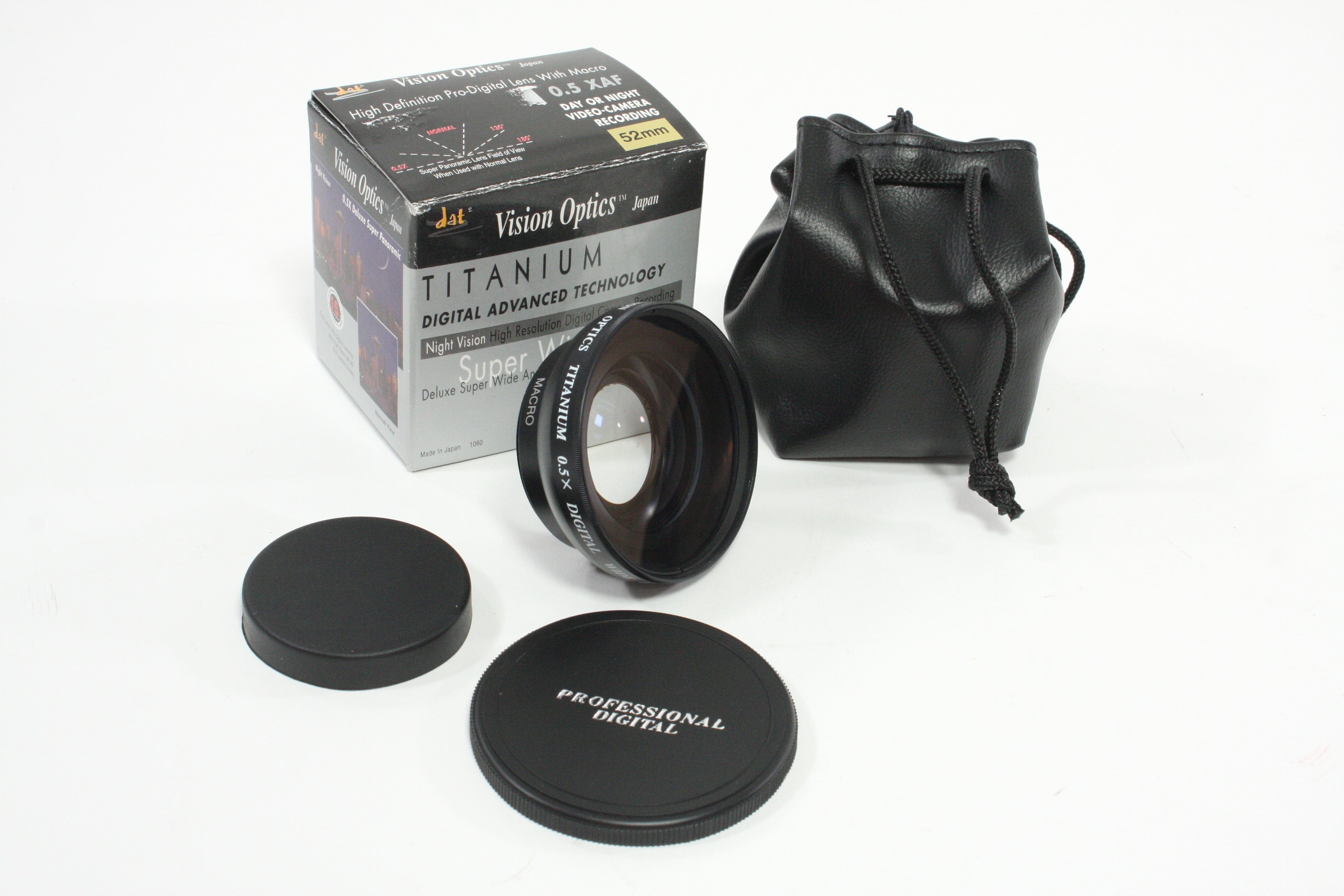 Vision Optics 0.5 XAF High Definition Pro-Digital Lens Adapter with Ma ...
