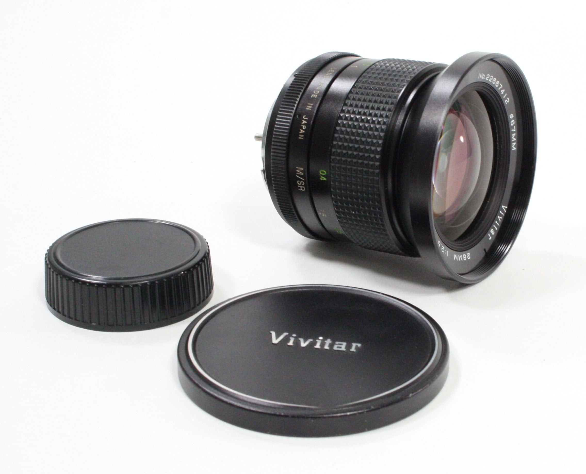 Vivitar 28mm f/2.5 Lens for MD Mount – Camera Exchange