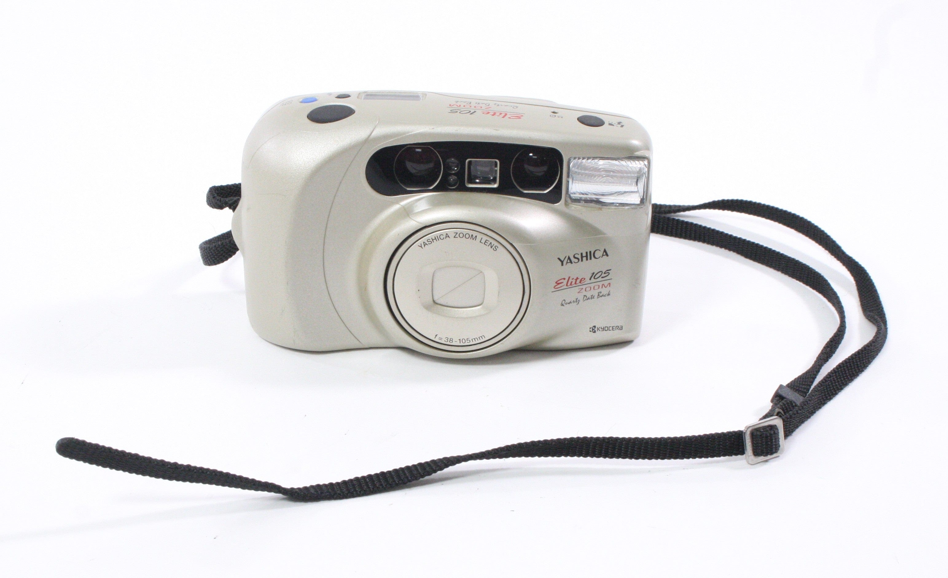 Yashica Elite 105 Zoom Quartz Date Bak Kyocera 35mm Camera – Camera ...