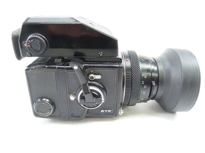 Bronica ETR Kit with 75MM F2.8, AE II Prism Finder, and 120 Back ...